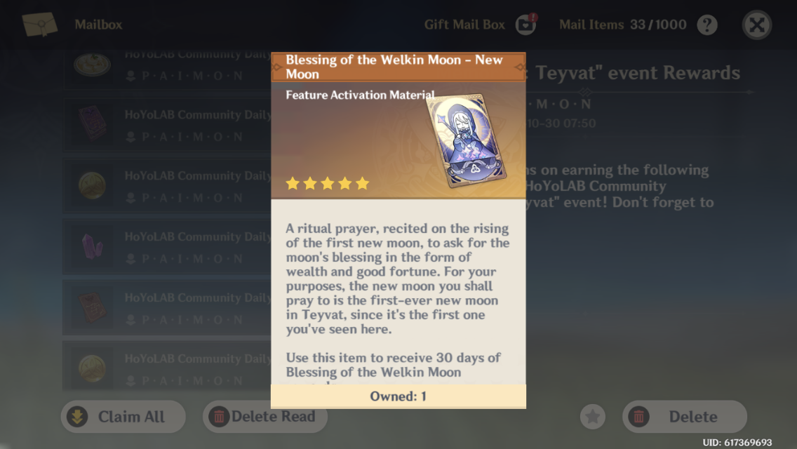 Free Welkins Genshin Impact | HoYoLAB