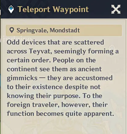 Teleport Waypoint doesn't 'exist' Genshin Impact | HoYoLAB