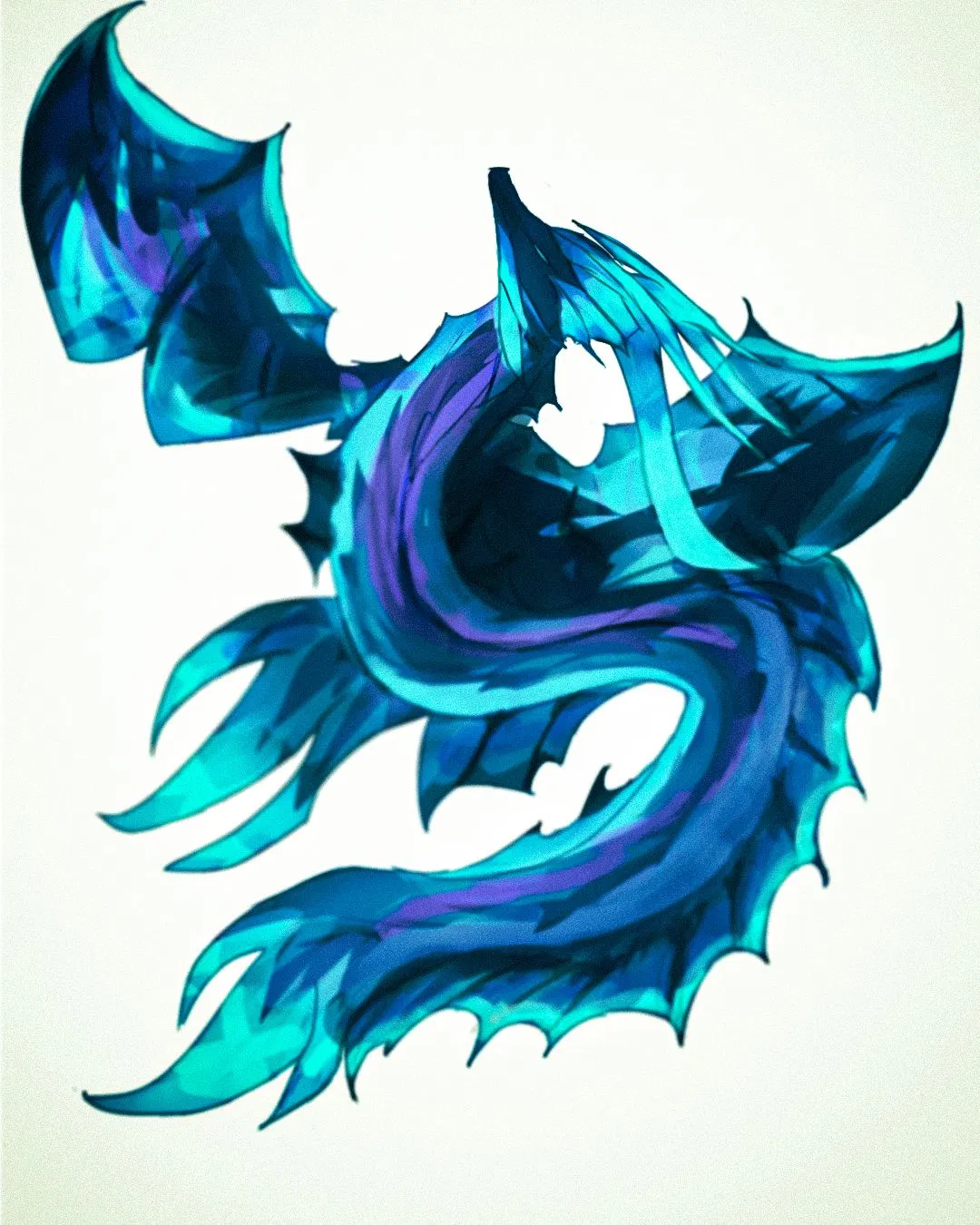 I TRIED TO DRAW NEUVILLETTE IN A DRAGON FORM Genshin Impact | HoYoLAB