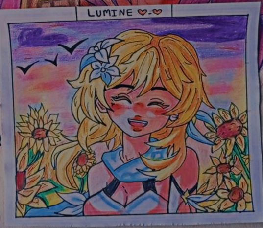 Drawing : lumine🤍 Genshin Impact | HoYoLAB