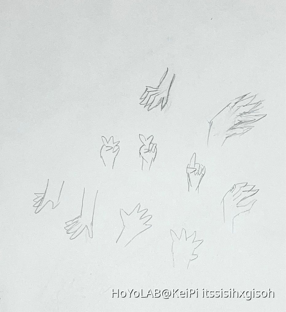 This is why I barely draw hands | HoYoLAB