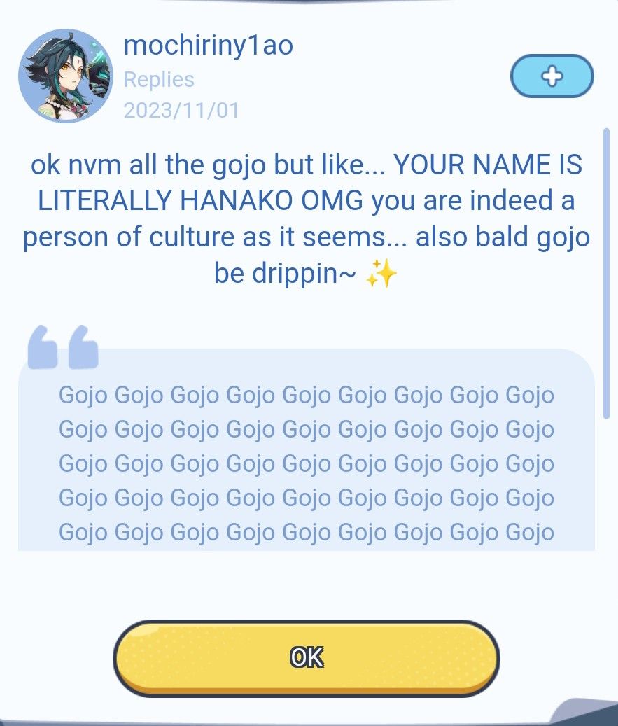 BaLD GoJo bE dRIpPin 👁️🫦👁️ | HoYoLAB