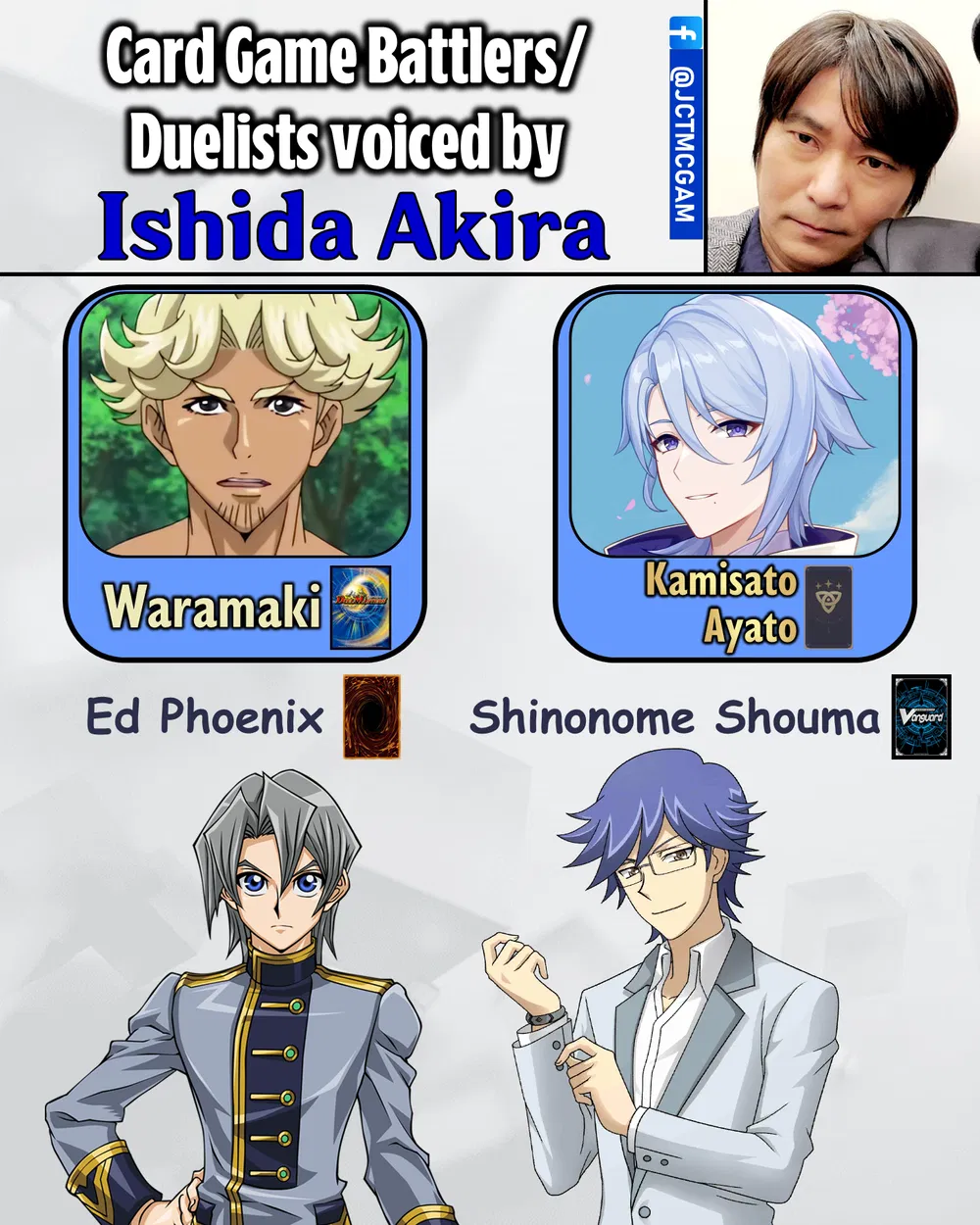 Happy birthday, Ishida Akira - Kamisato Ayato's seiyuu Genshin Impact | HoYoLAB