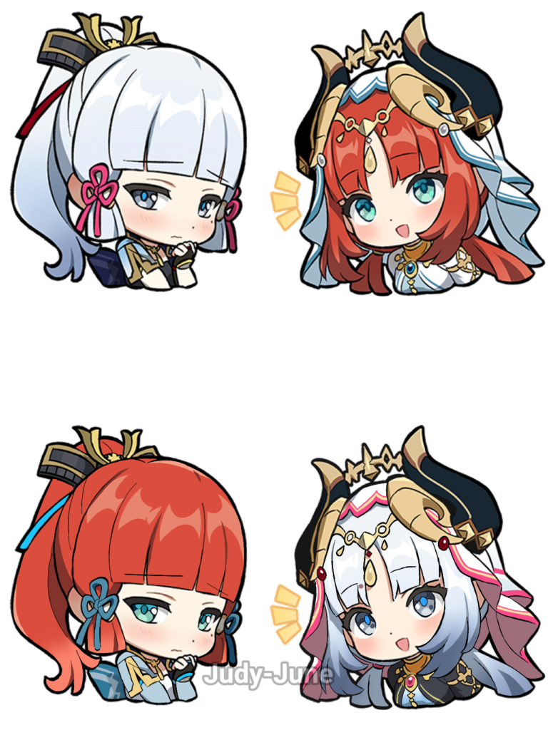 Ayaka and Nilou color swap! Genshin Impact | HoYoLAB