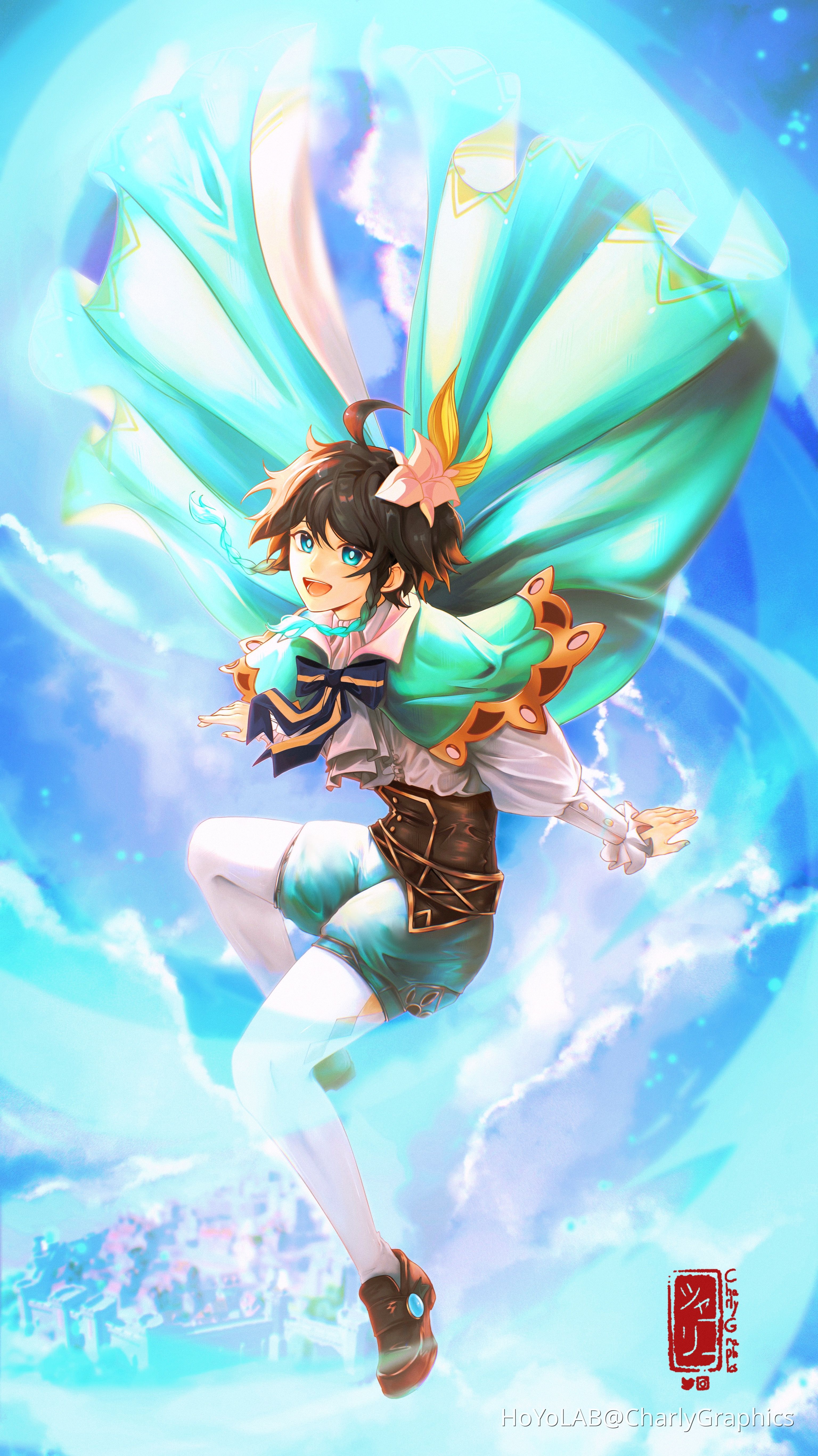 « Let's soar above the clouds, Mondstadt is magnificent from above! » Genshin Impact | HoYoLAB