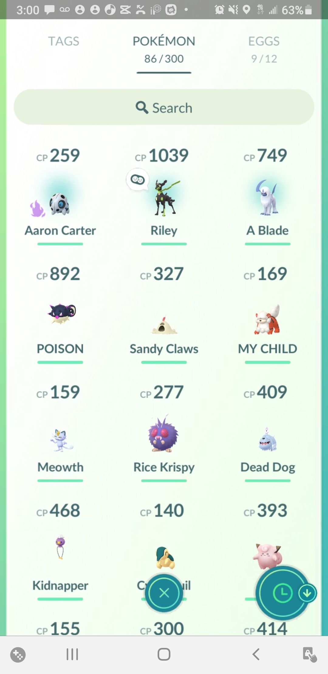 I give the best names to my pokemon | HoYoLAB