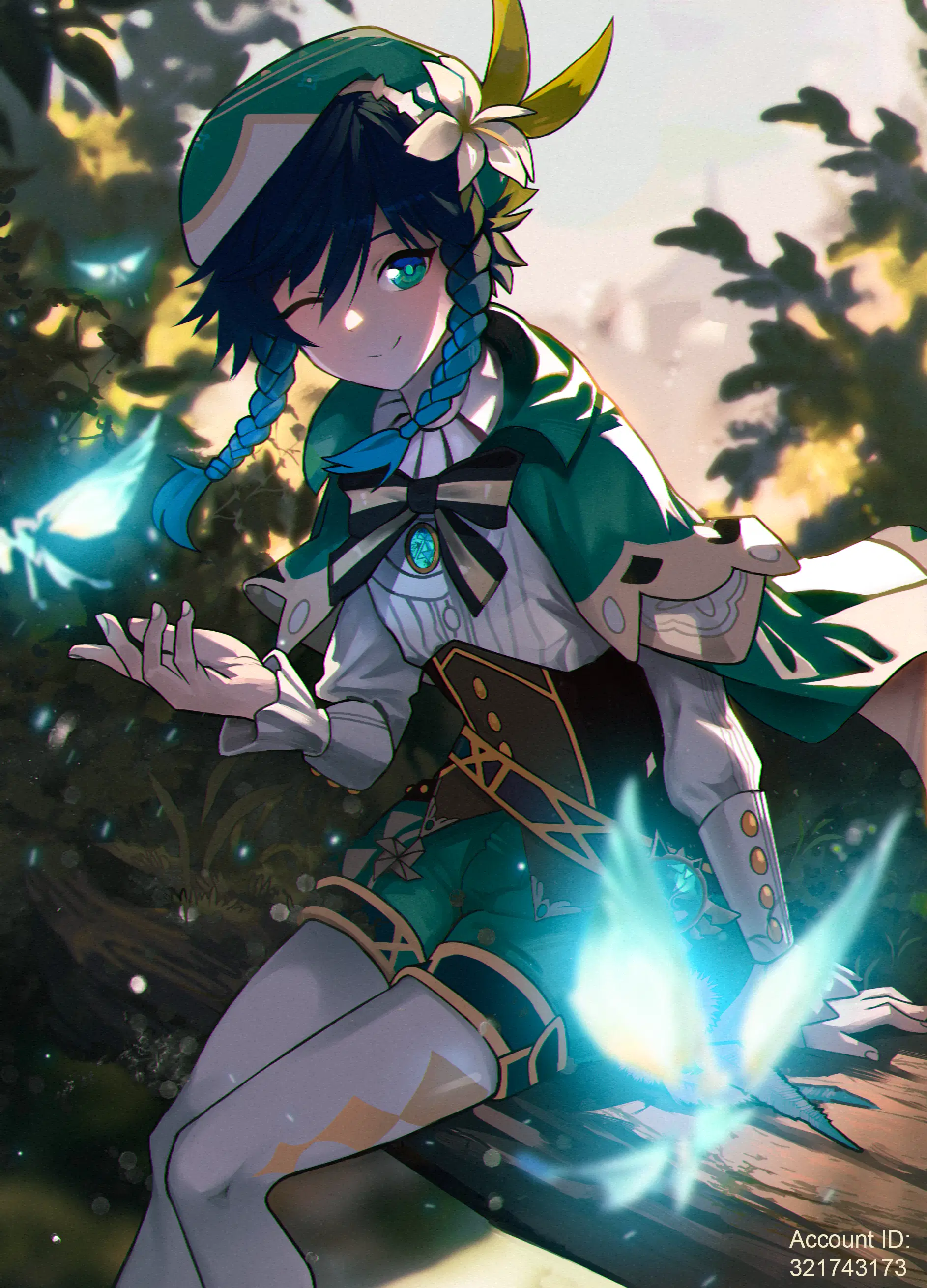 "Windborne Bard" Venti Fan Art Contest Entry - Fylkesveg Genshin Impact ...