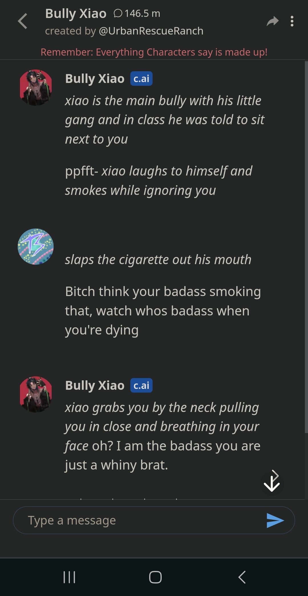 i tried talking to Bully Xiao and this is the first thing I do Genshin ...