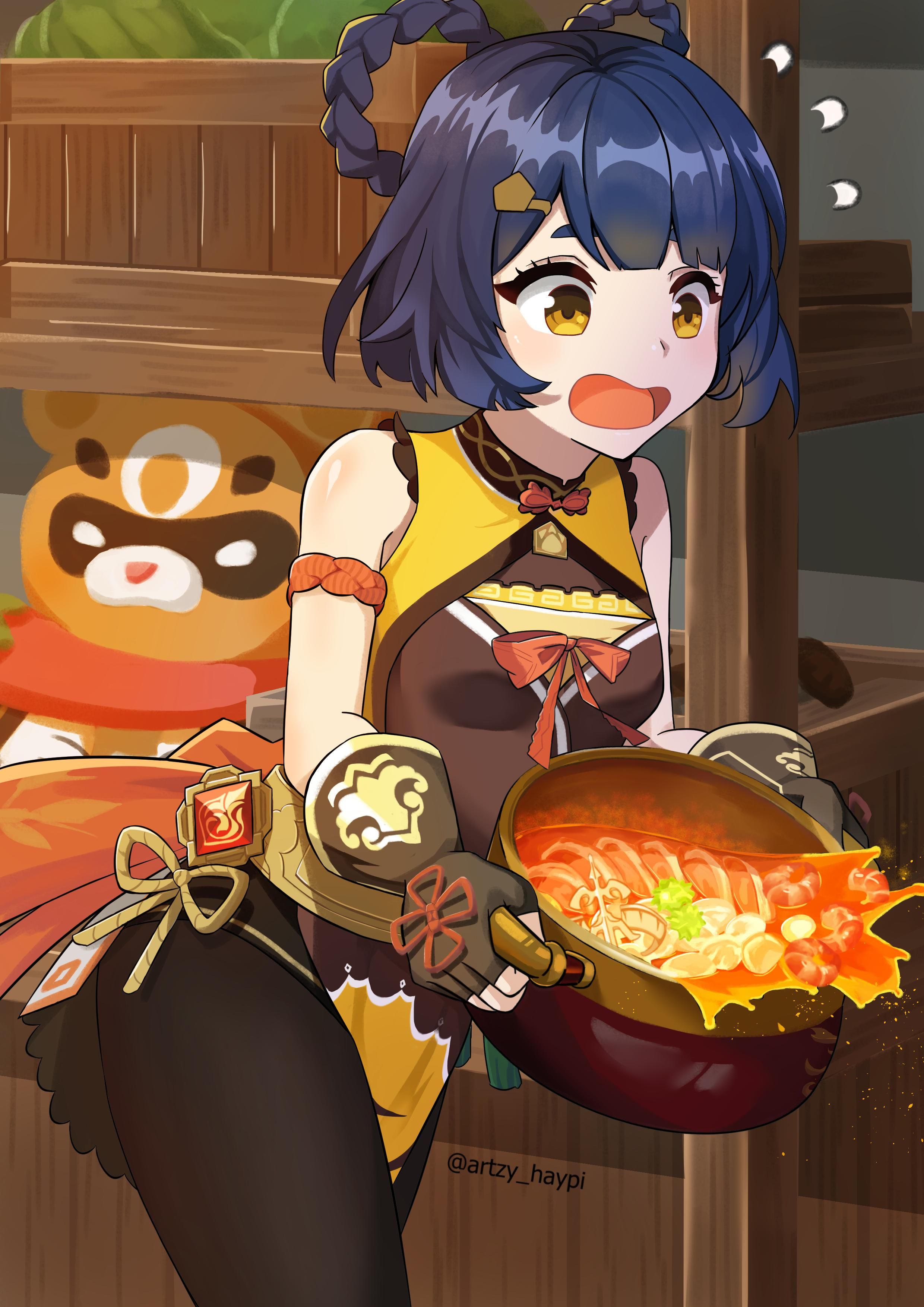 happy birthday to our favorite exotic cook xiangling Genshin Impact ...