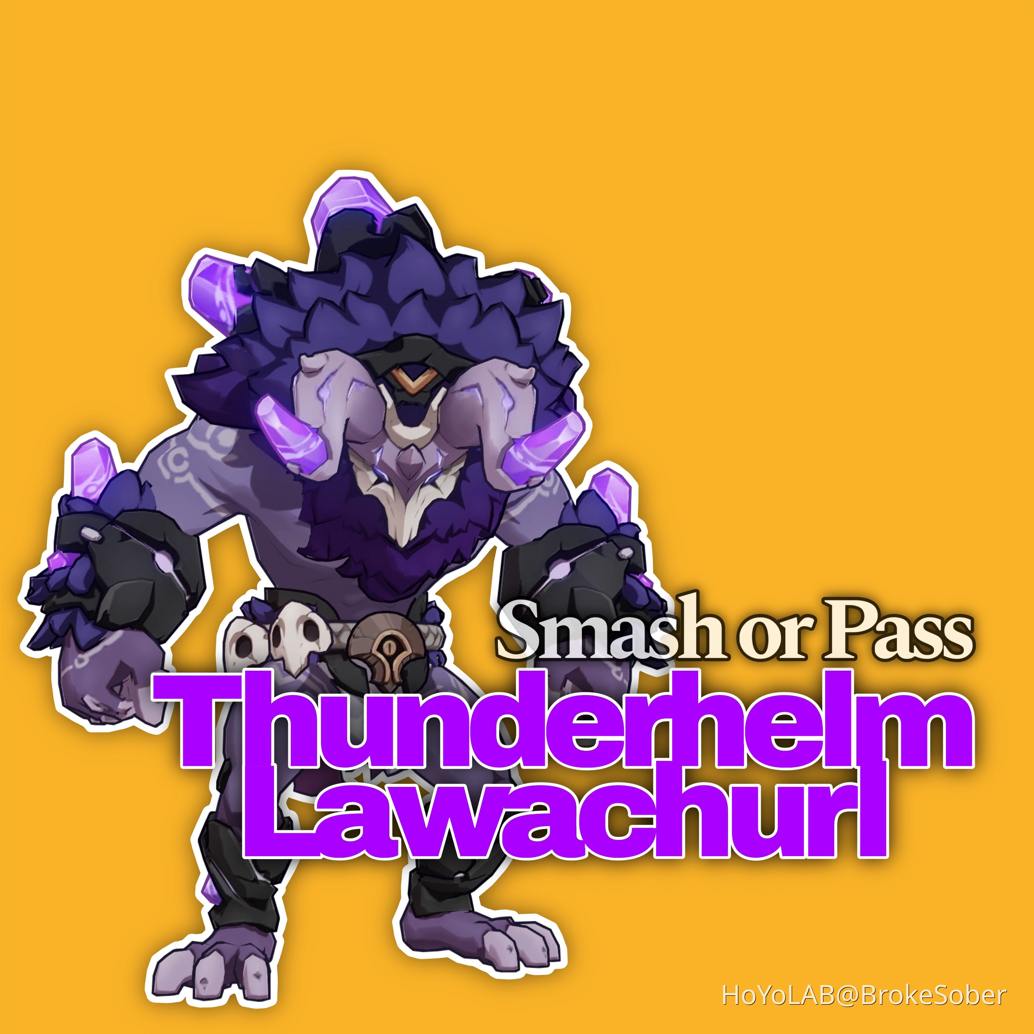 Day 5: S/P — Thunderhelm Lawachurl Genshin Impact | HoYoLAB