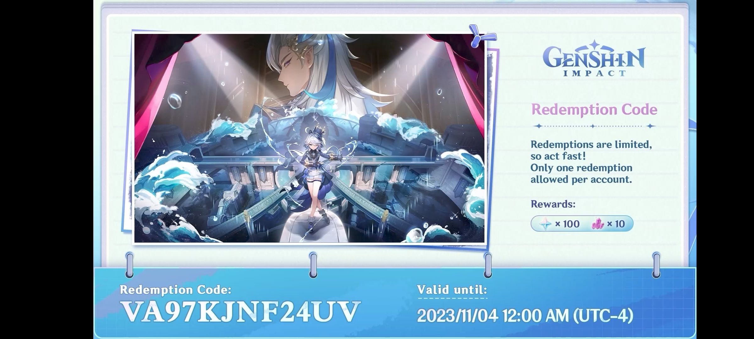 #1 live stream codes Genshin Impact | HoYoLAB