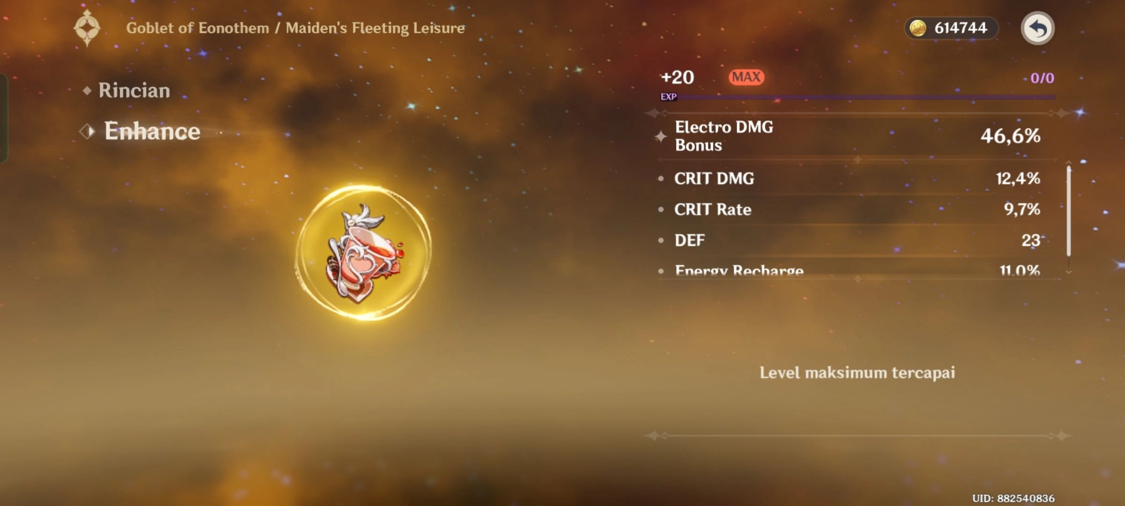 Apakah ini termasuk Goblet Bagus untuk Raiden Shogun? Genshin Impact ...