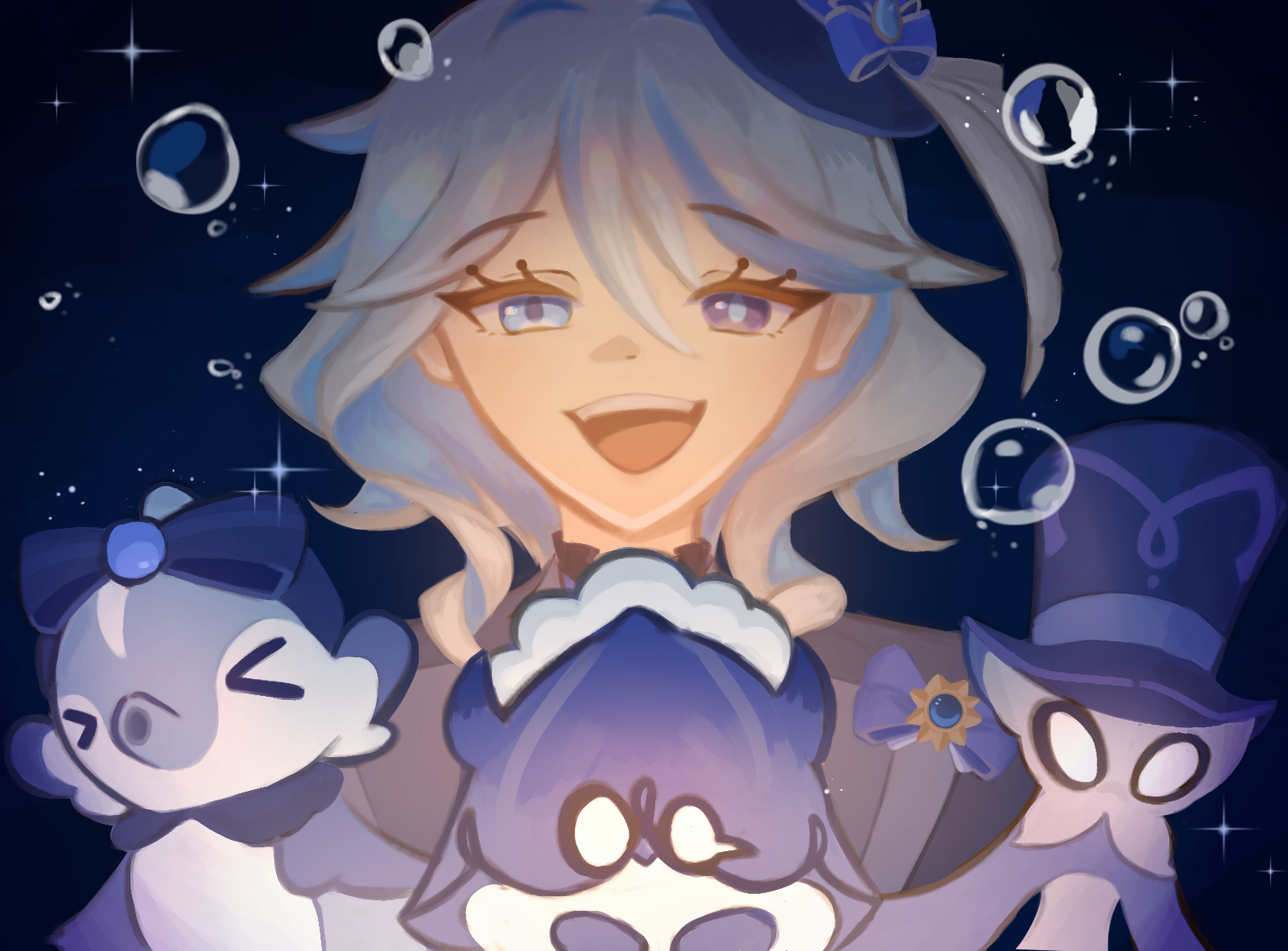 Furina and the salon members🌊 Genshin Impact | HoYoLAB