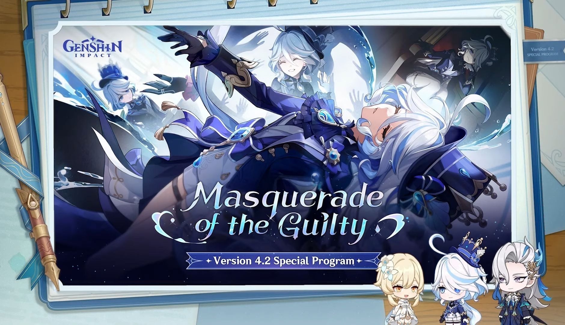 Огляд спеціальної програми патча 4.2 українською || Masquerade of the Guilty Genshin Impact ...