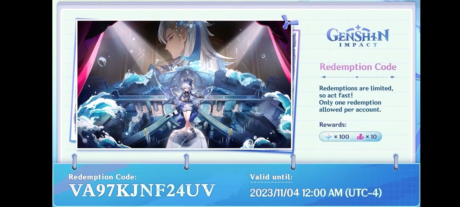 New limited redemtion codes! Genshin Impact | HoYoLAB