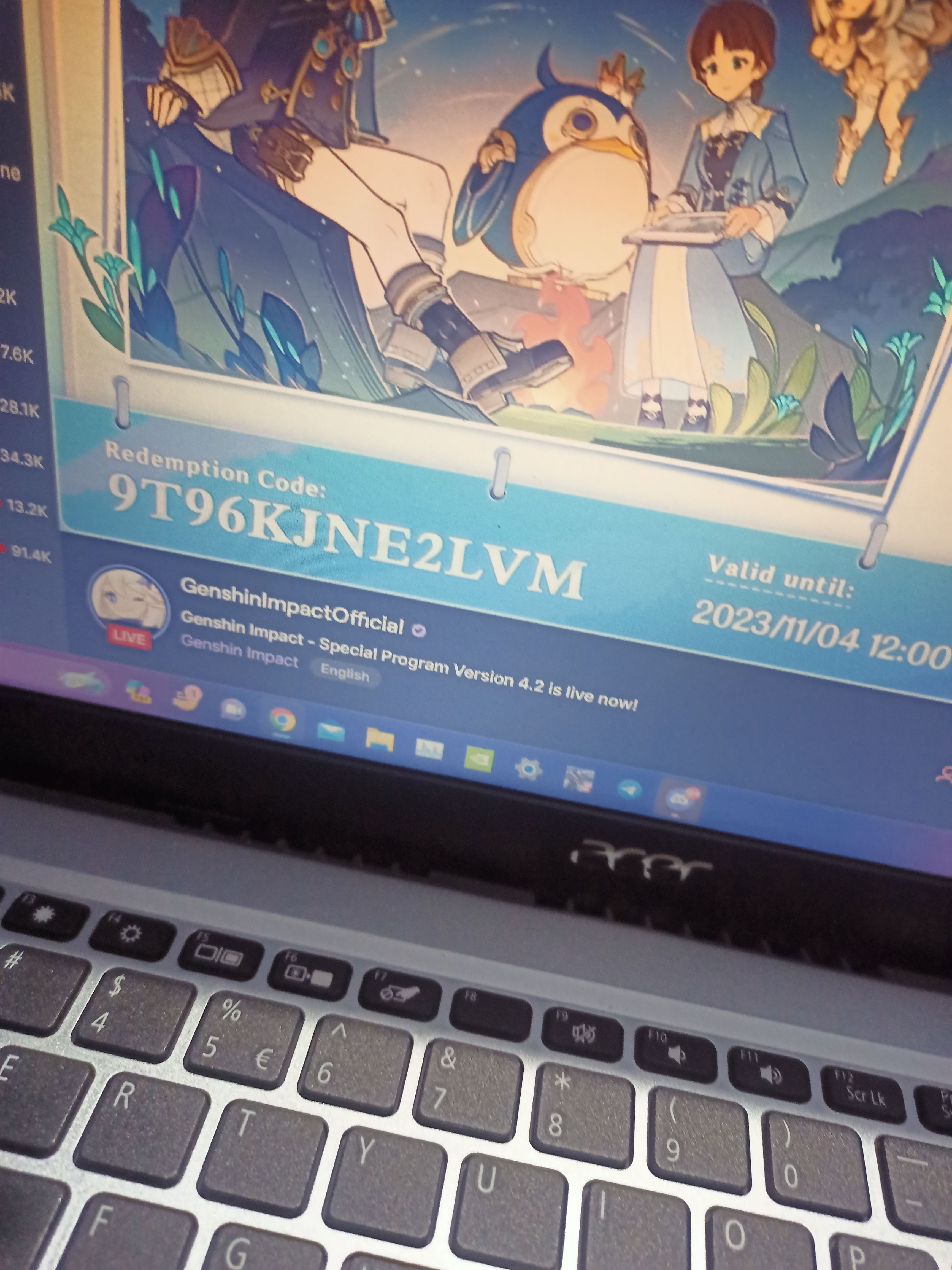 redeem codes twitch Genshin Impact | HoYoLAB