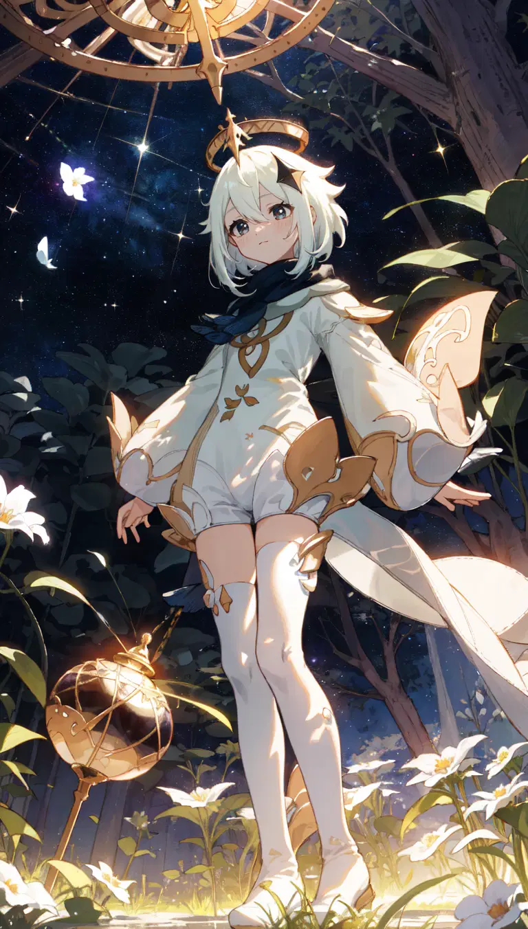 "What is it ? What is it ? Is it another Paimon ?" Paimon the celestial one - (AI generated ...