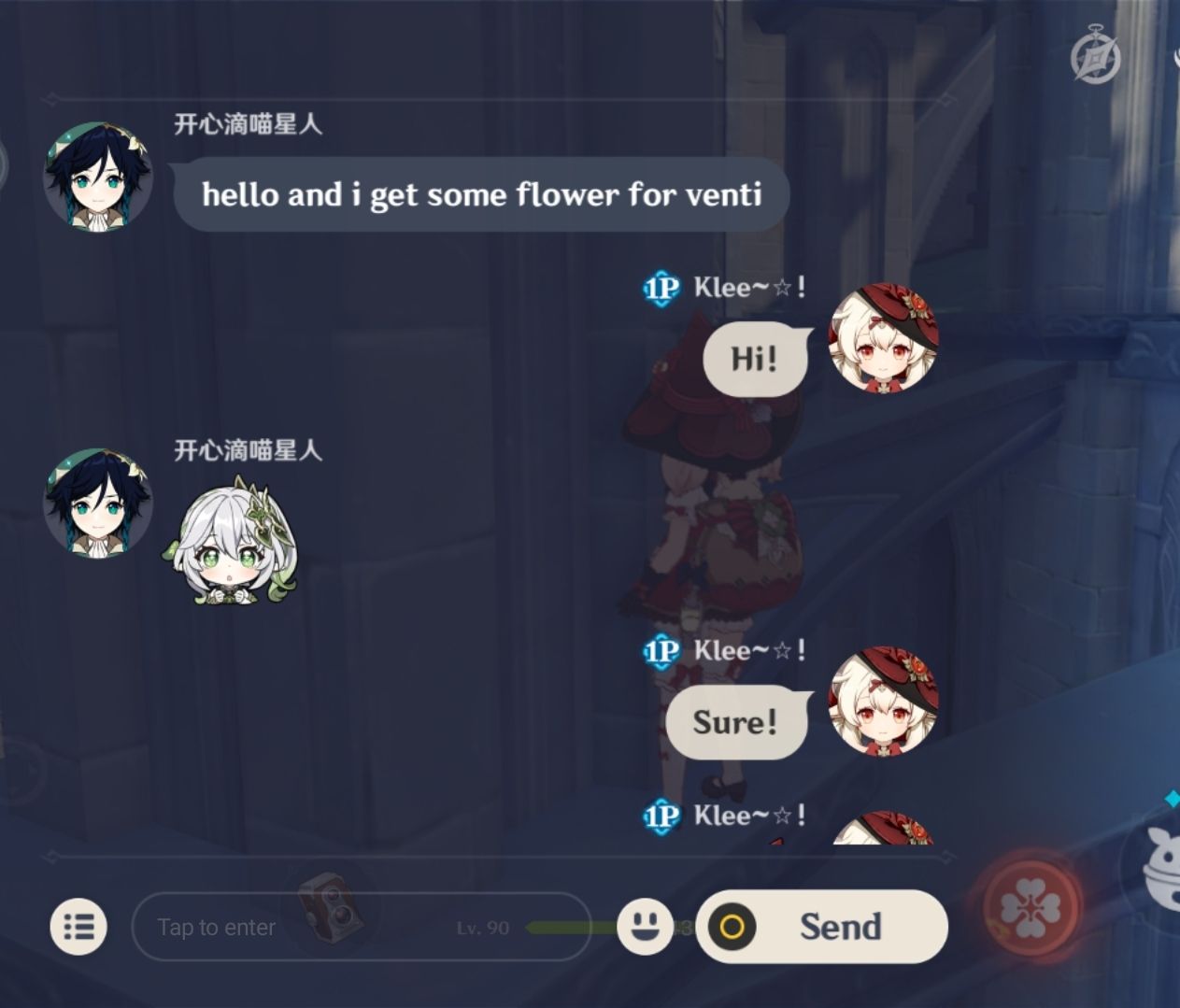 Friendly chat wit a person in genshin! Genshin Impact | HoYoLAB