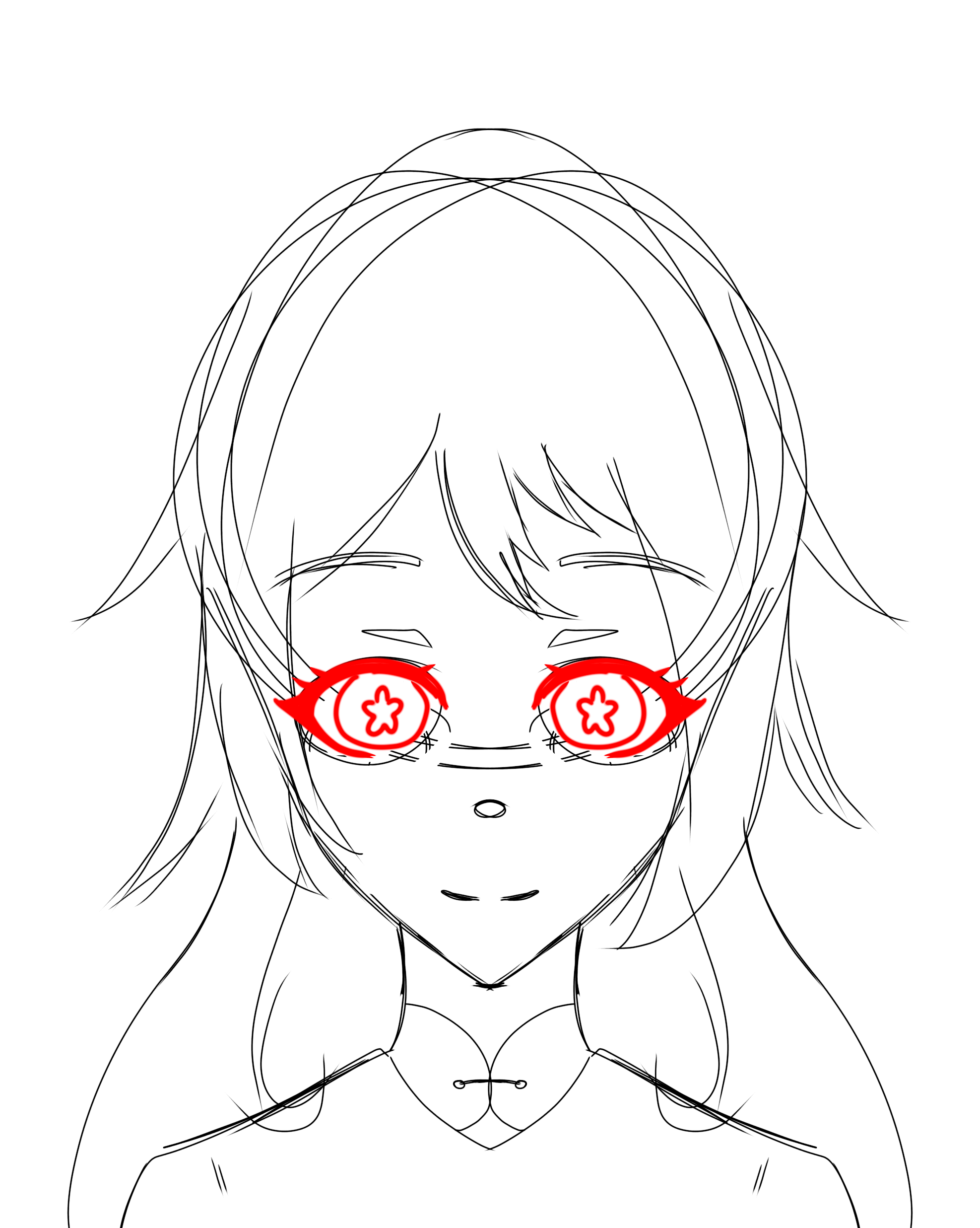 drawing of hu tao Genshin Impact | HoYoLAB