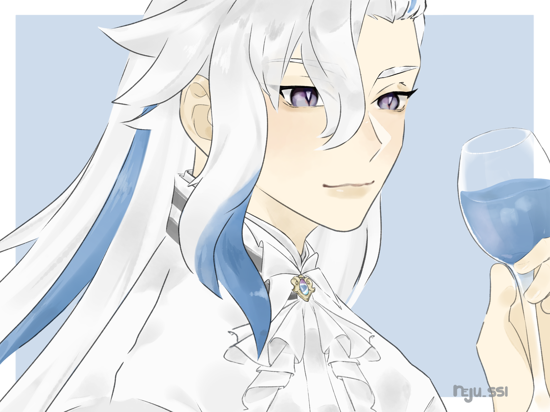 neuvillette's smile is enough ♥️ Genshin Impact | HoYoLAB