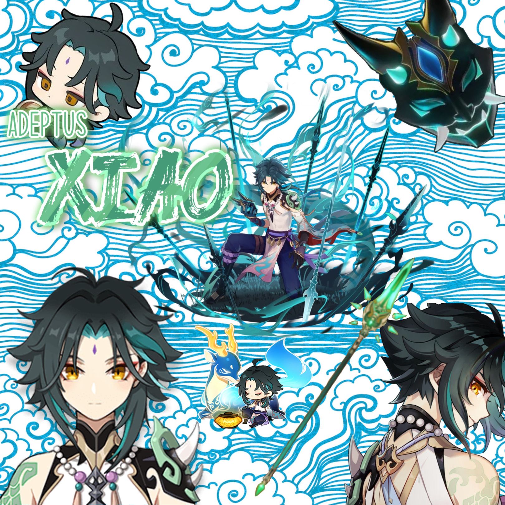 Xiao background i made 🤭👌😩♥️ Genshin Impact | HoYoLAB