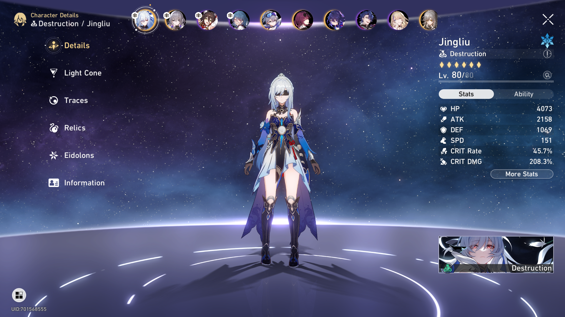 My complete Jing Liu build Honkai: Star Rail | HoYoLAB