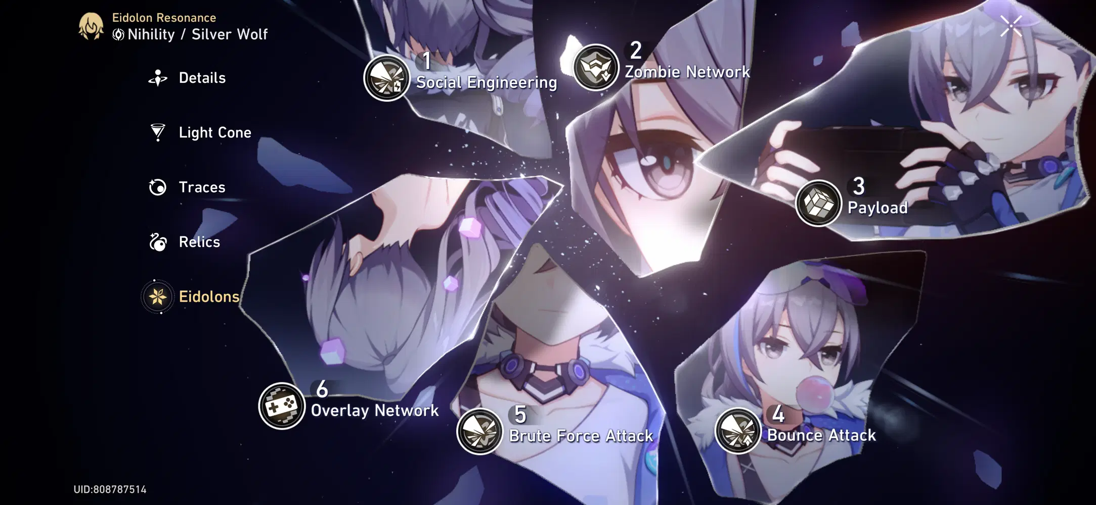 silver wolf anime guy