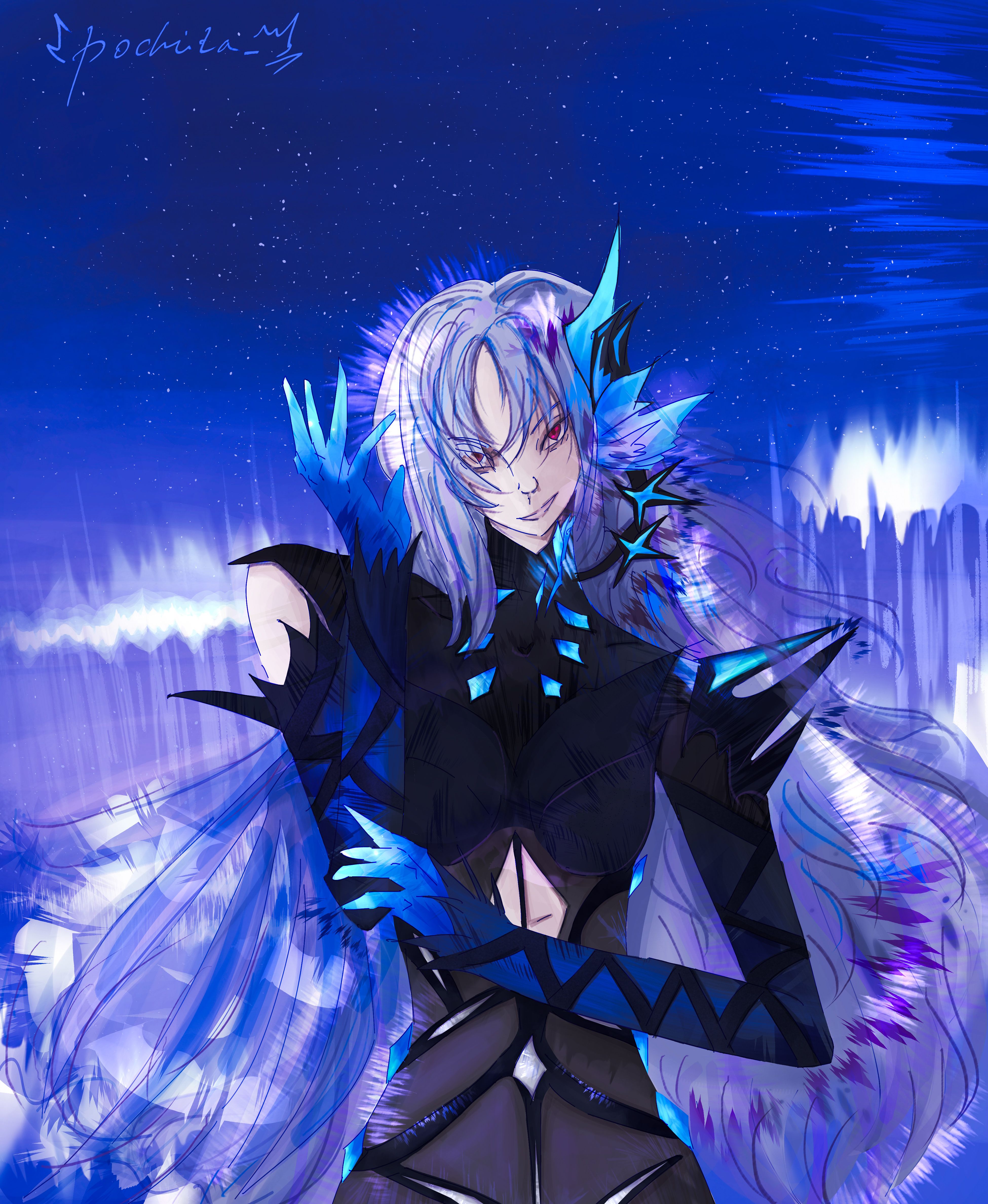 My finished Skirk fanart Genshin Impact | HoYoLAB