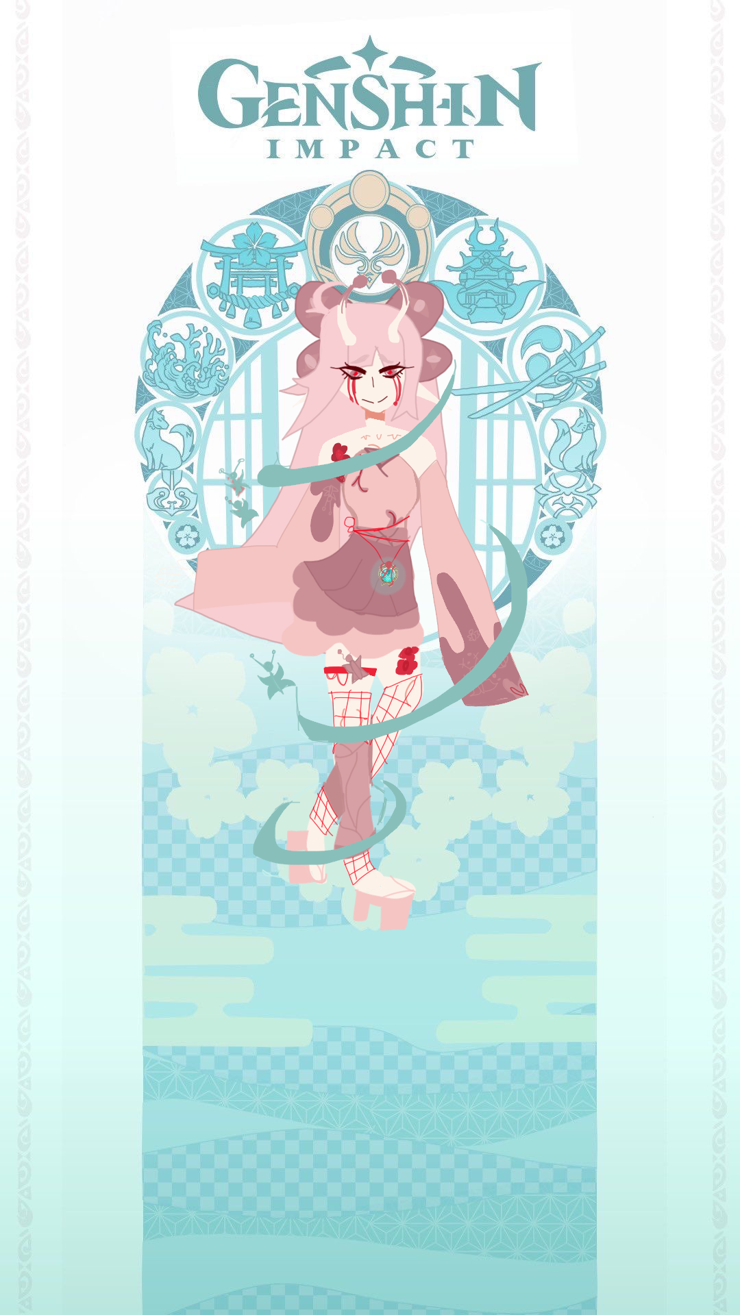 Oc redesign! (Harumi the silly) Genshin Impact | HoYoLAB