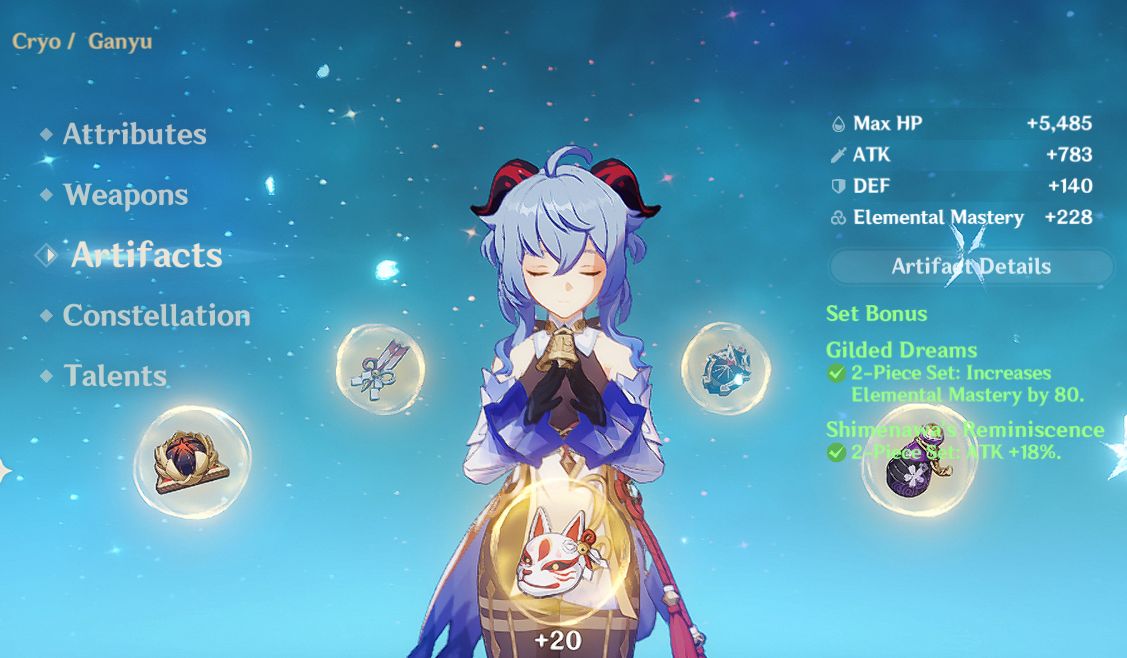 Are these good artifacts for Ganyu? Genshin Impact | HoYoLAB