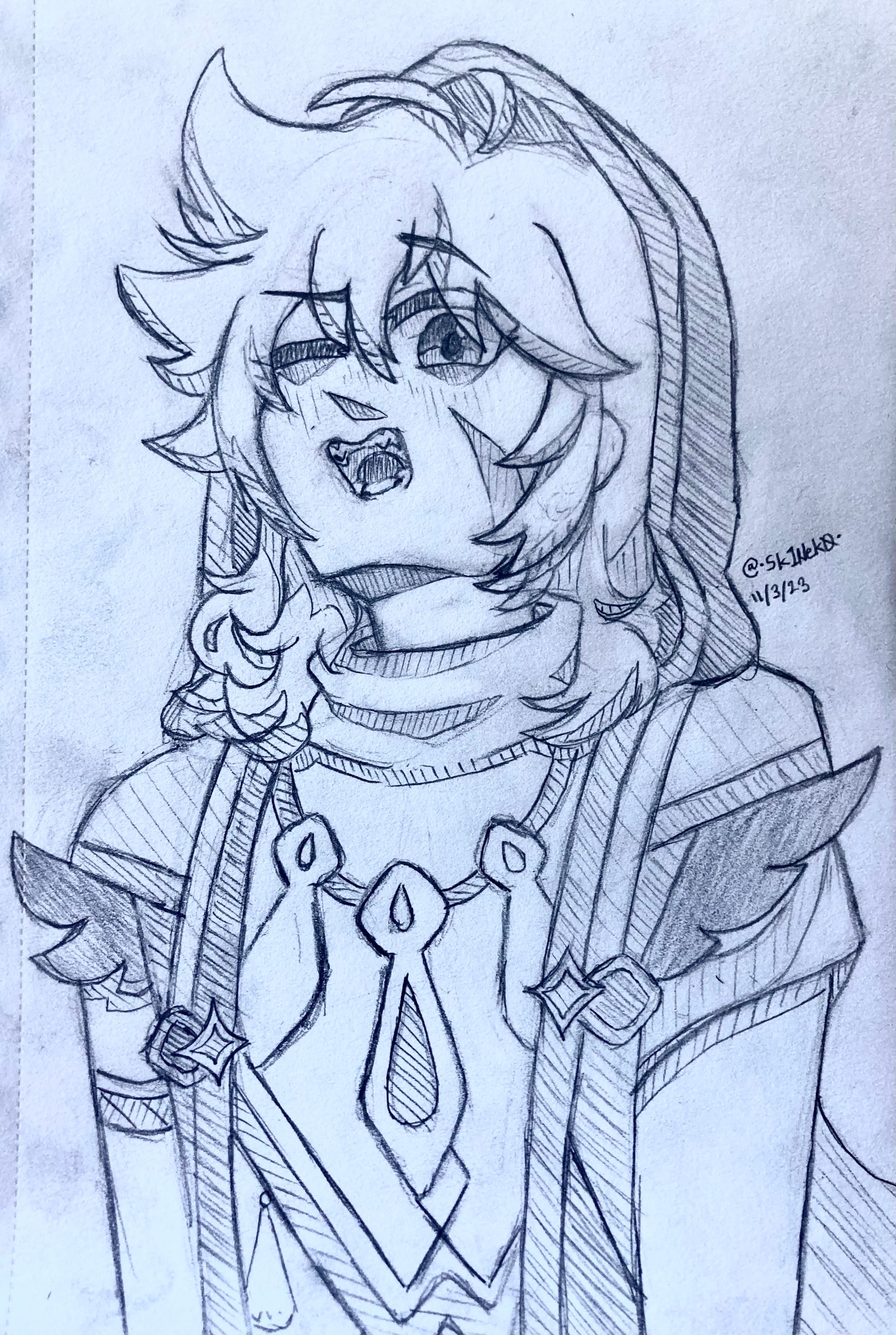 Razor fanart~ 💜⚡️ Genshin Impact | HoYoLAB