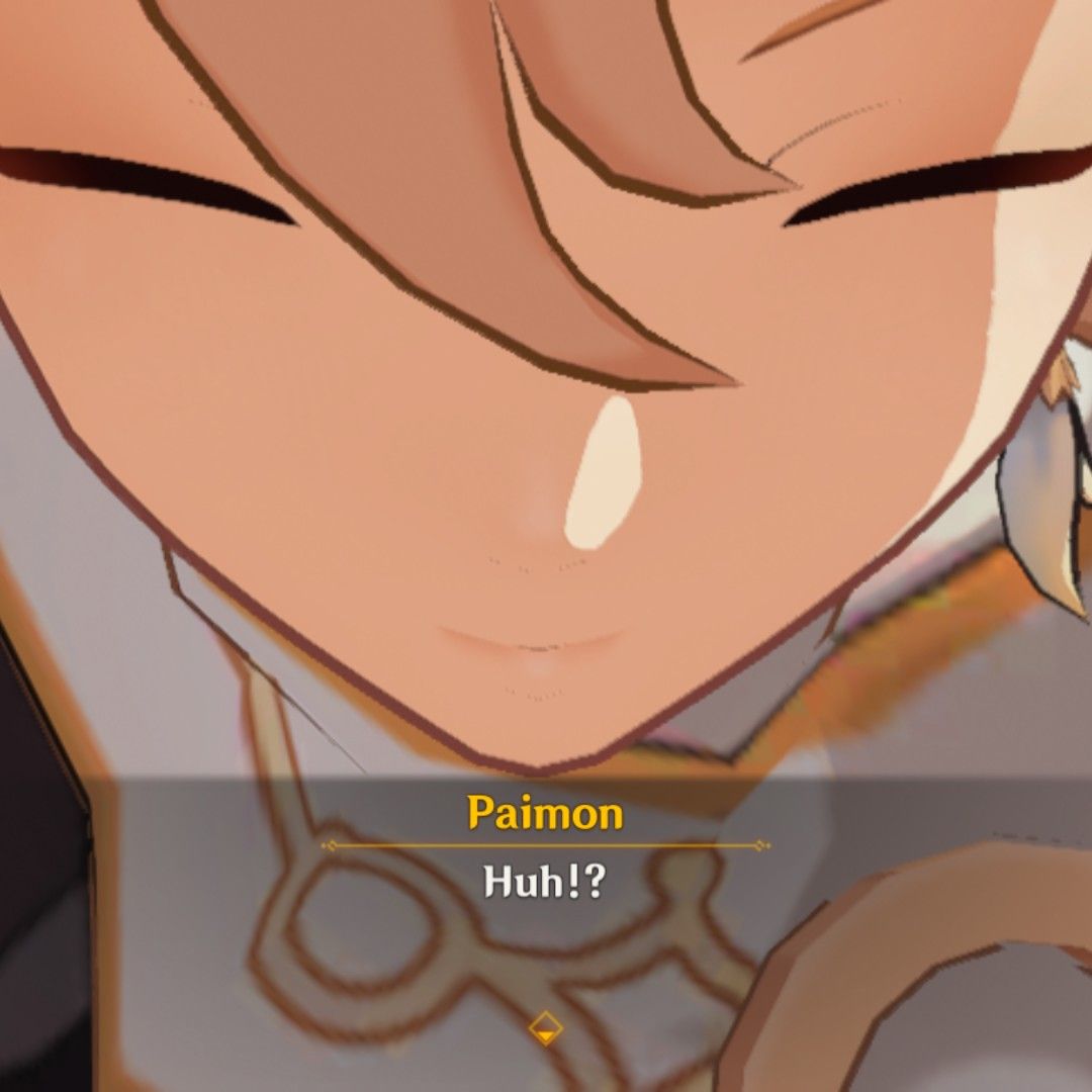 traveler actually gave paimon a hug Genshin Impact | HoYoLAB