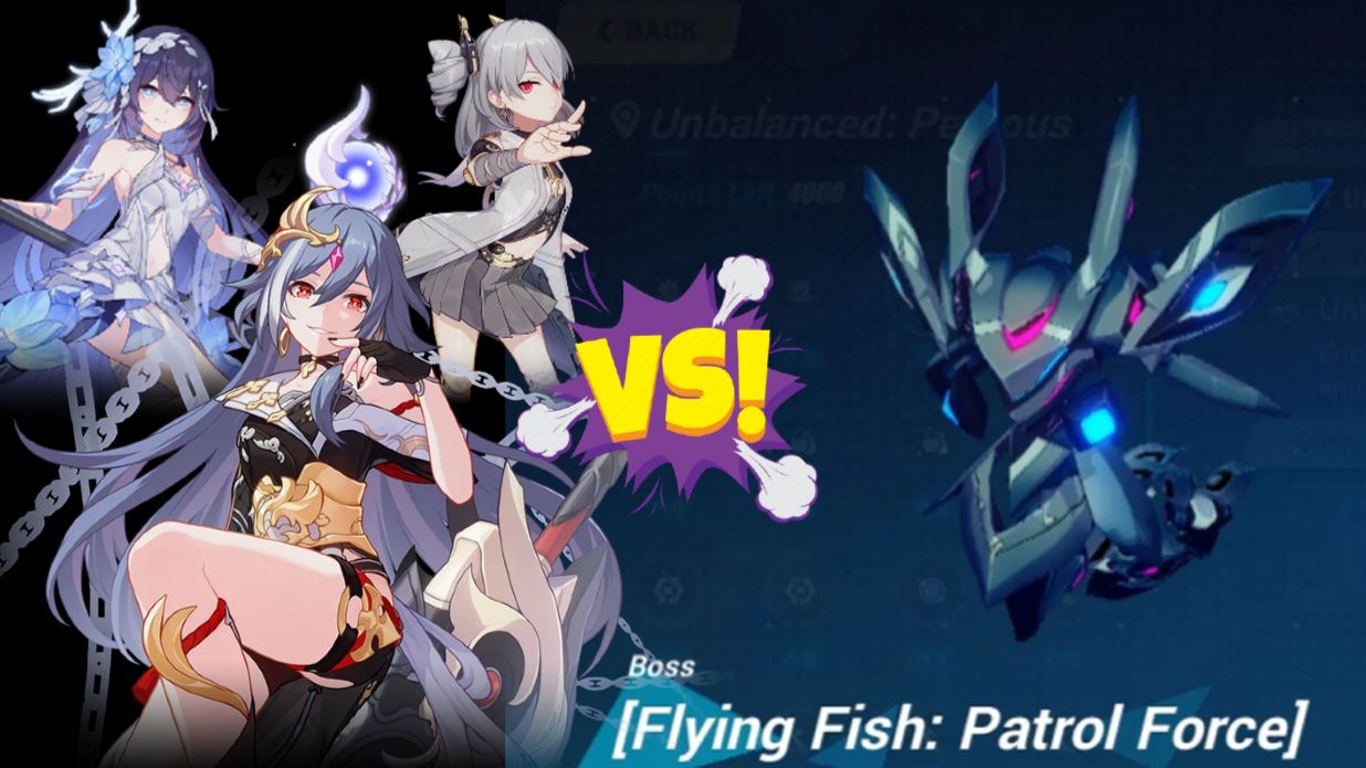 [Honkai Impact 3] Flying Fish Boss Unbalanced Type ABYSS RED LOTUS HoRb (S1) HoS (S2) TA (SSS ...