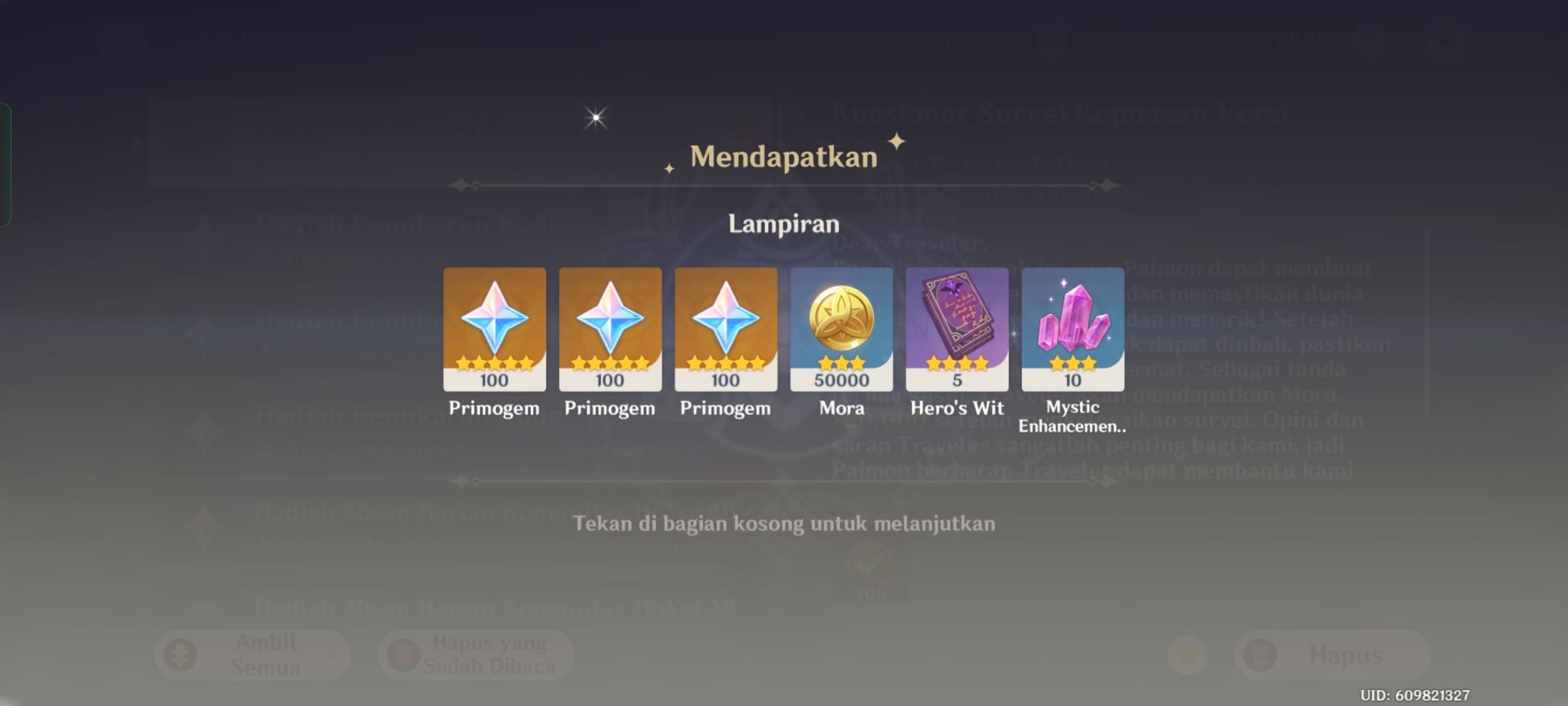 Lumayan Dapat Bansos 4.2 (Reedem Code) Genshin Impact | HoYoLAB