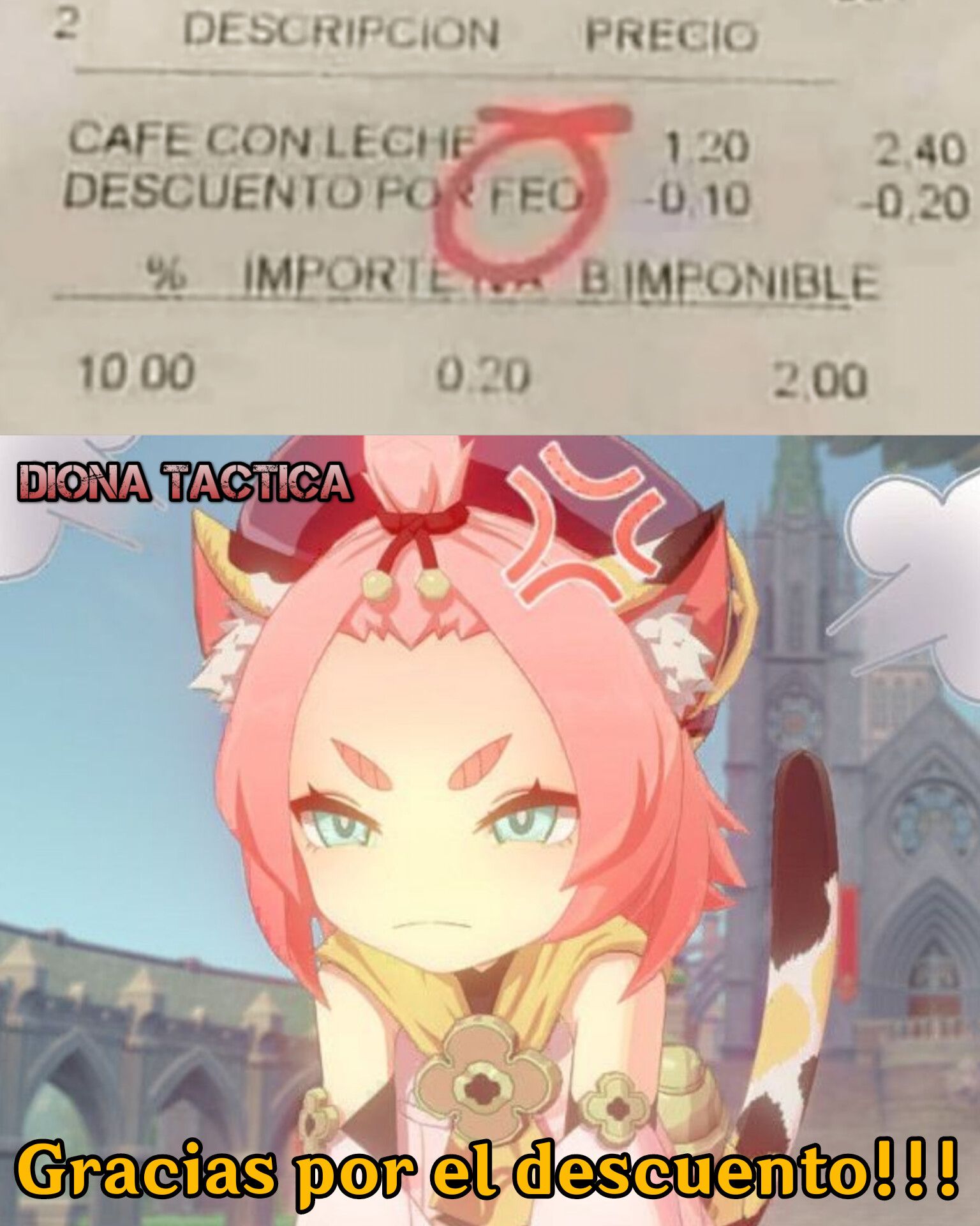 No pues gracias... Lo acepto pero me ofende muchisimo ...