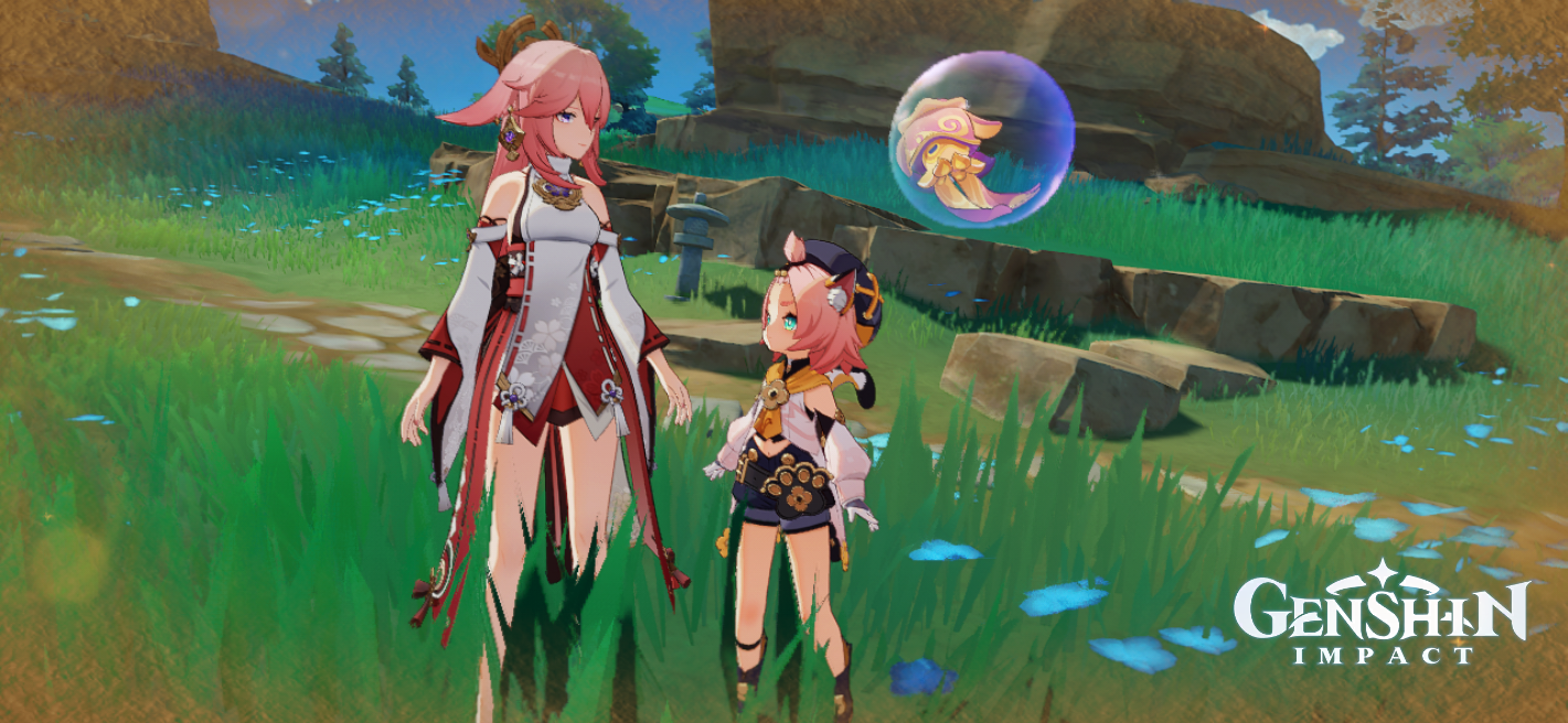 chilling with miss yae miko Genshin Impact | HoYoLAB