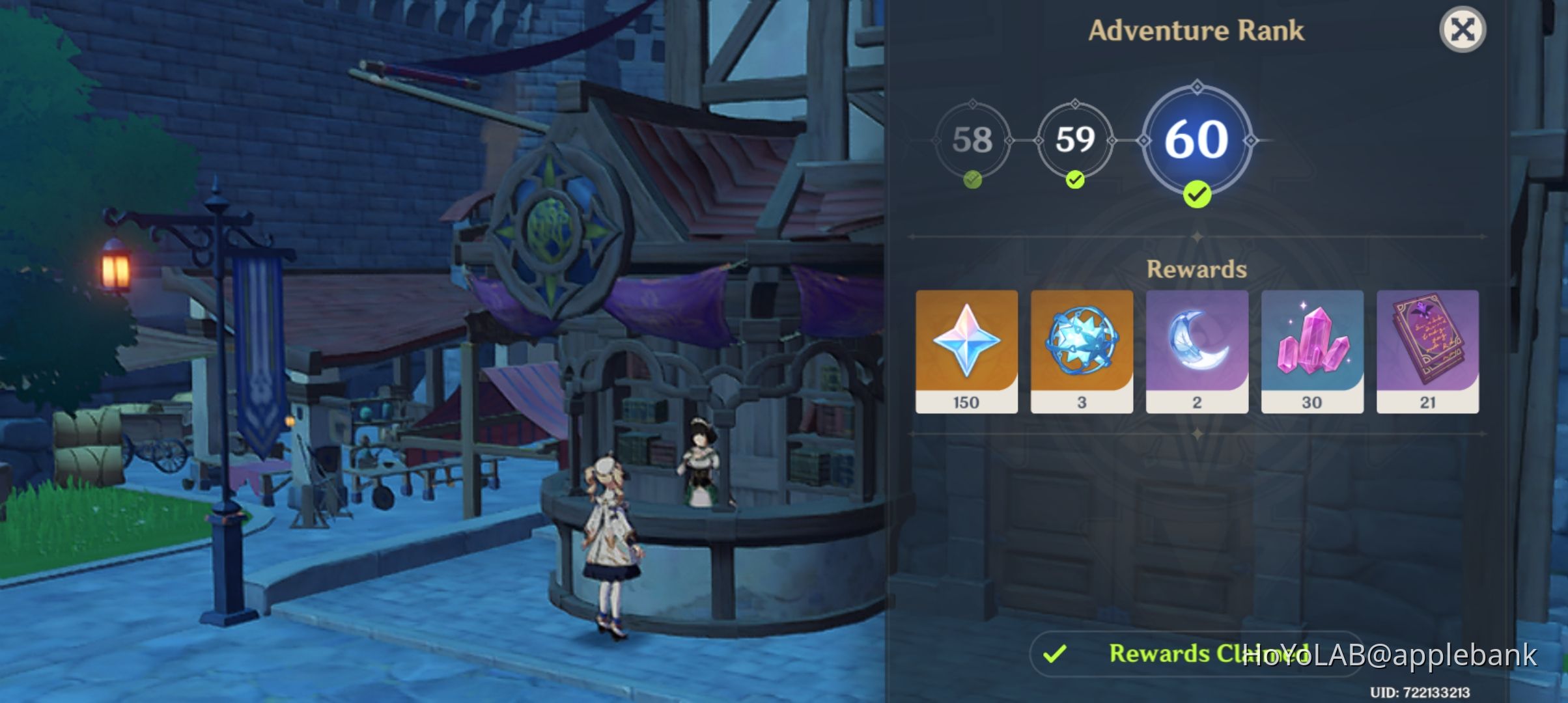 Adventure rank 60 Genshin Impact | HoYoLAB