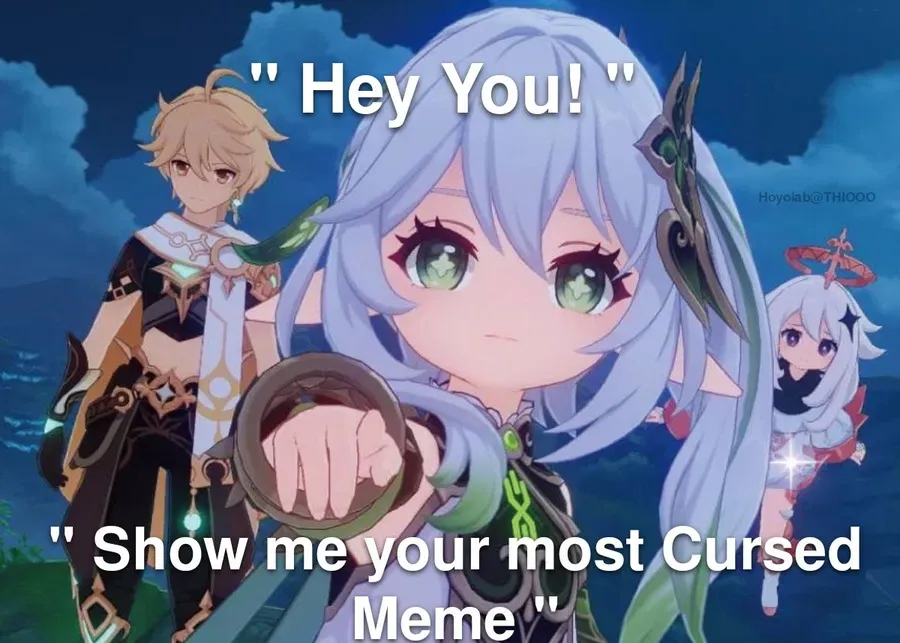 drop your most cursed meme! Genshin Impact | HoYoLAB
