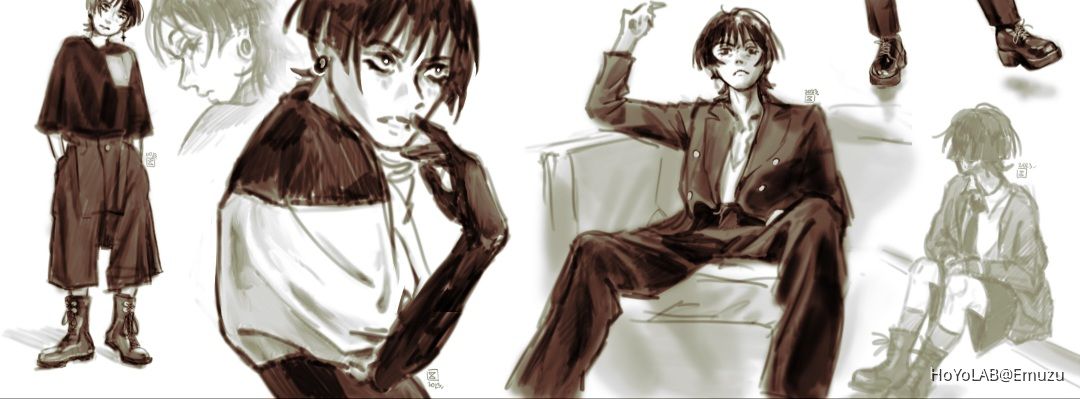 Back with more Scara sketches (ФωФ) Genshin Impact | HoYoLAB