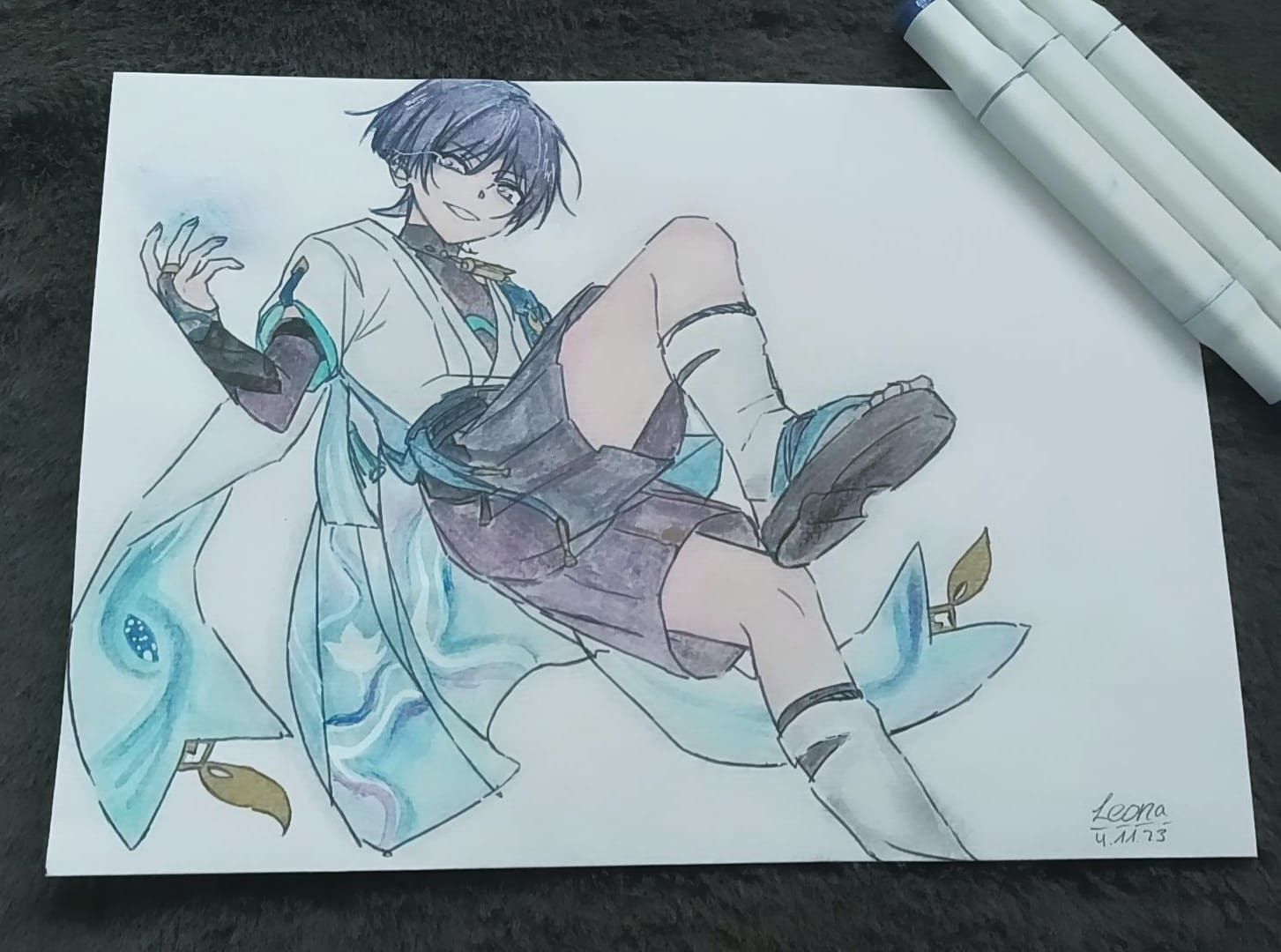 wanderer drawing Genshin Impact | HoYoLAB