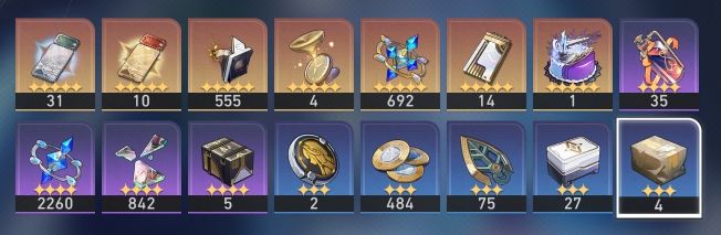 Share HSR progress: [Inventory Update] 🍀 Honkai: Star Rail | HoYoLAB