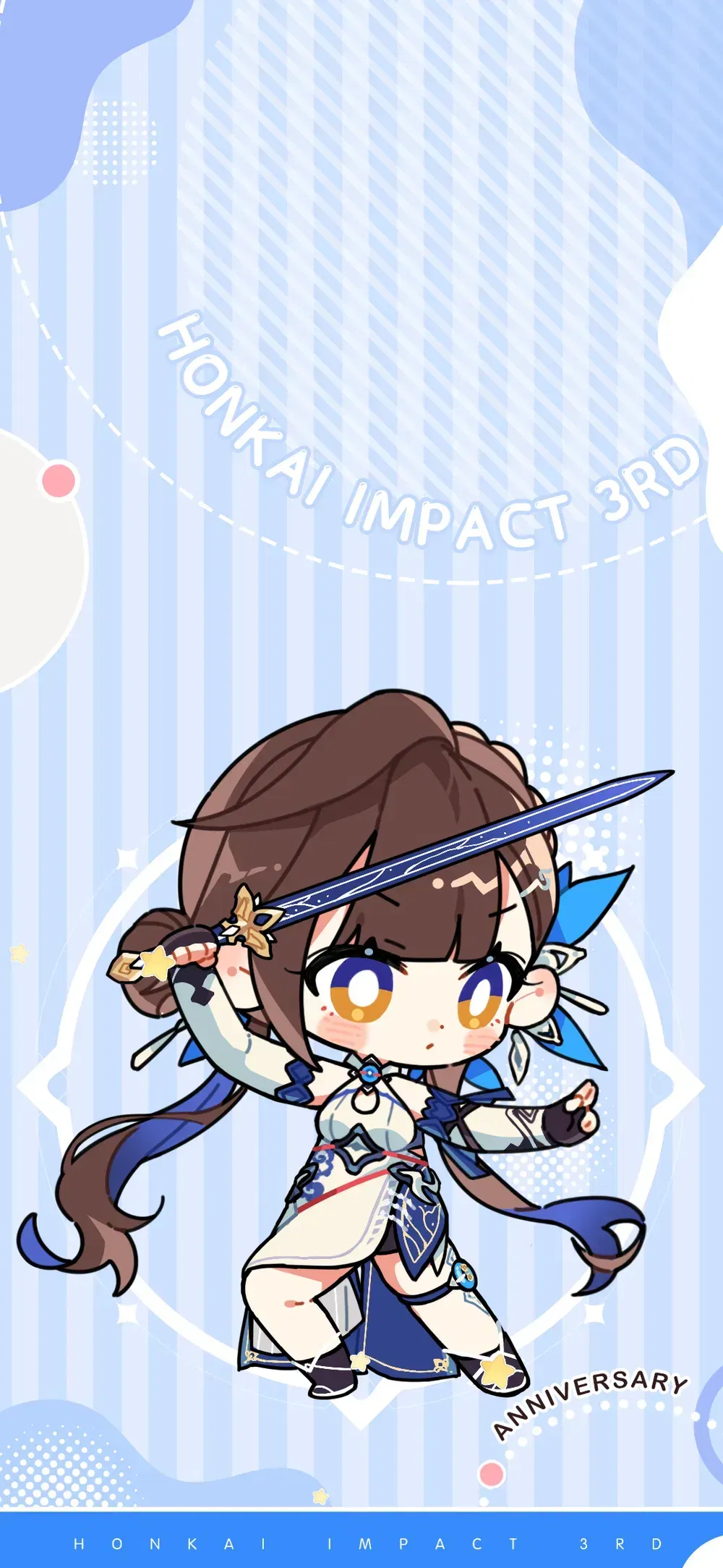 [ Repost ] HI3 cute wallpapers💥💯 just save the image from this post but ...