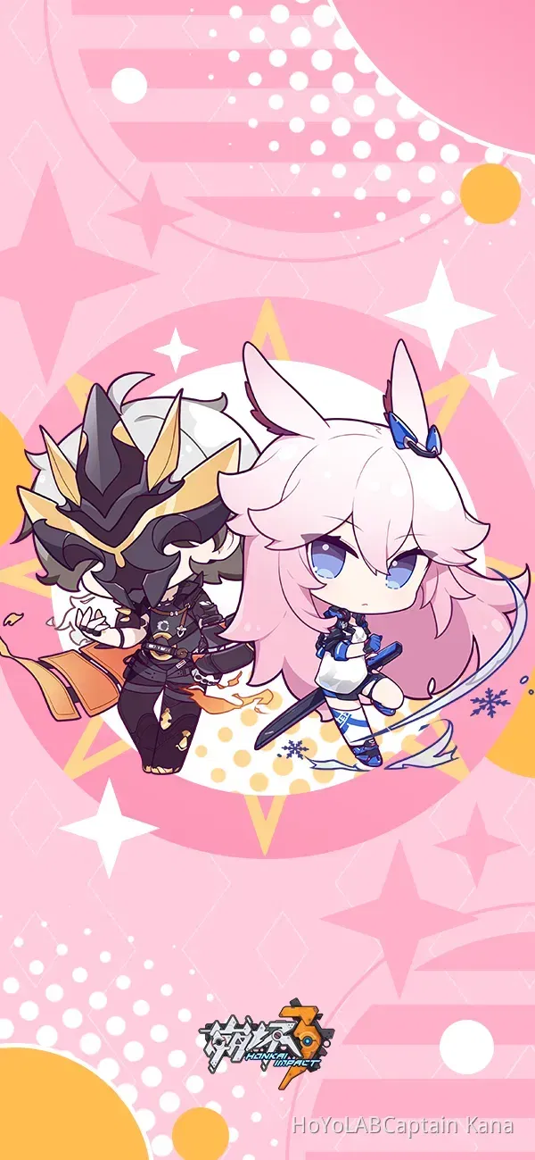 [ Repost ] HI3 cute wallpapers💥💯 just save the image from this post but ...