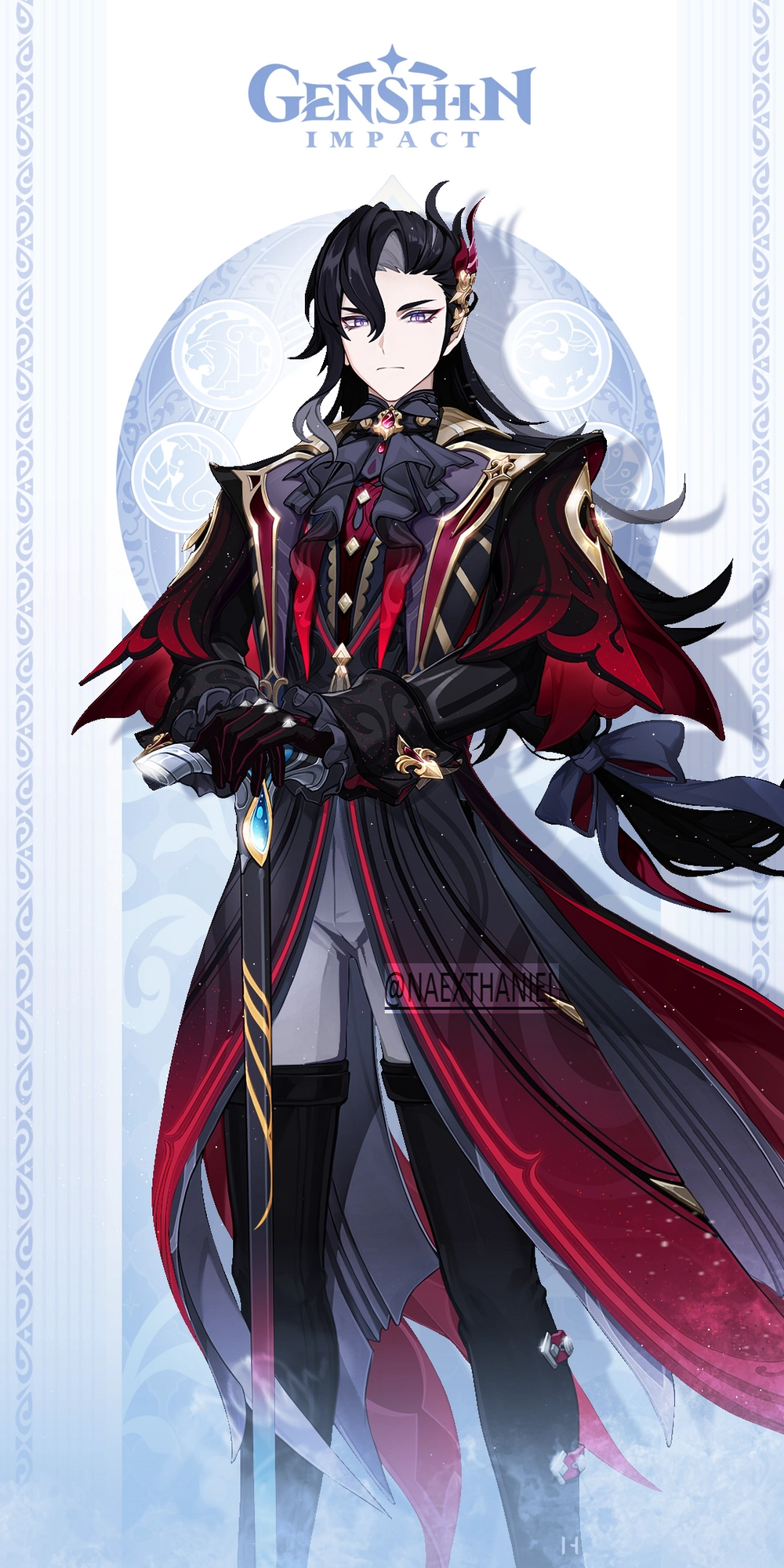 Neuvillette with Wriothesley color palette Genshin Impact | HoYoLAB