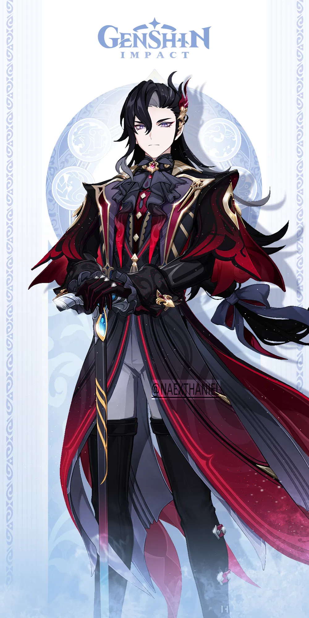 Neuvillette with Wriothesley color palette Genshin Impact | HoYoLAB