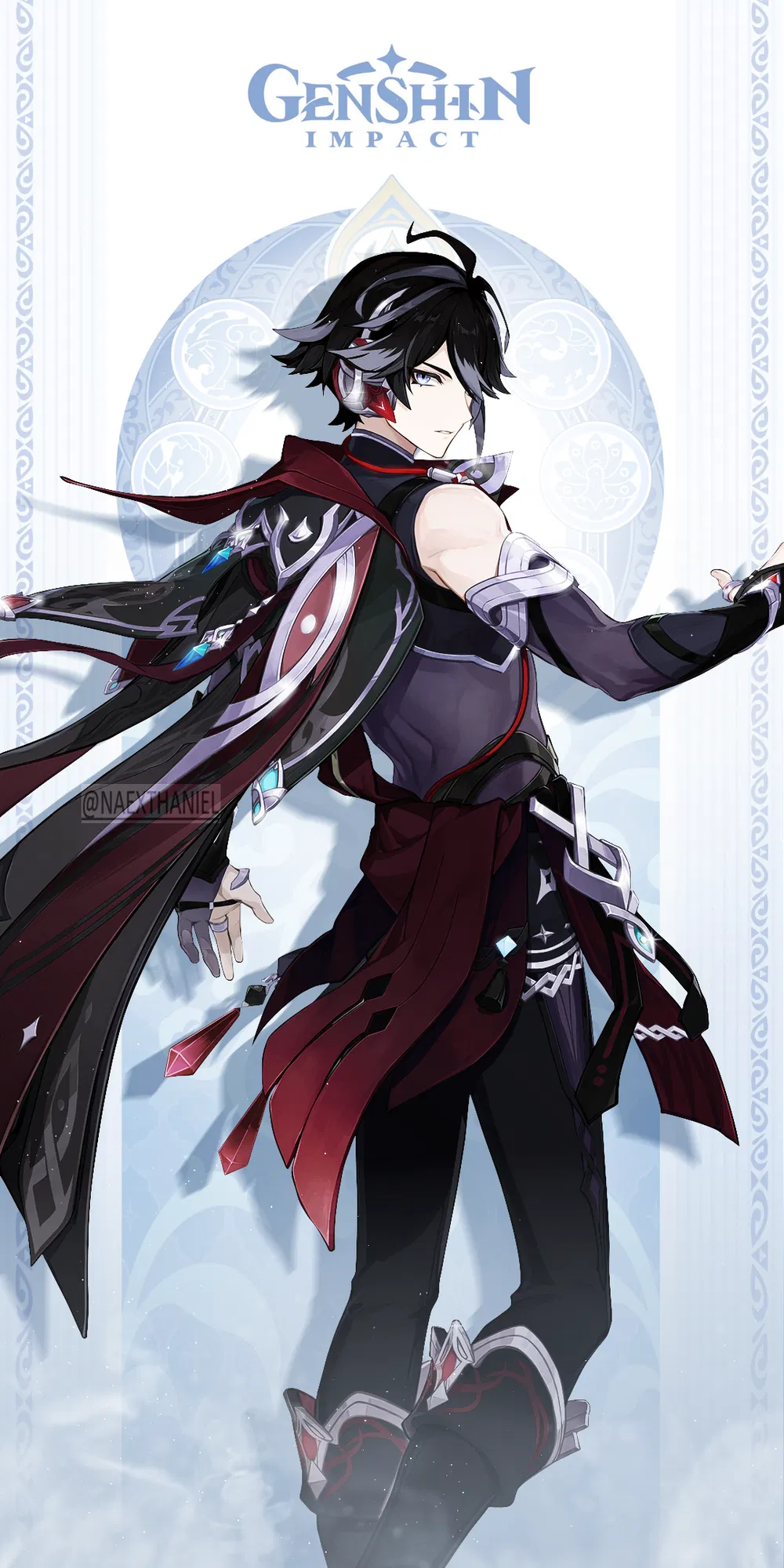 Alhaitham with Wriothesley color palette Genshin Impact | HoYoLAB