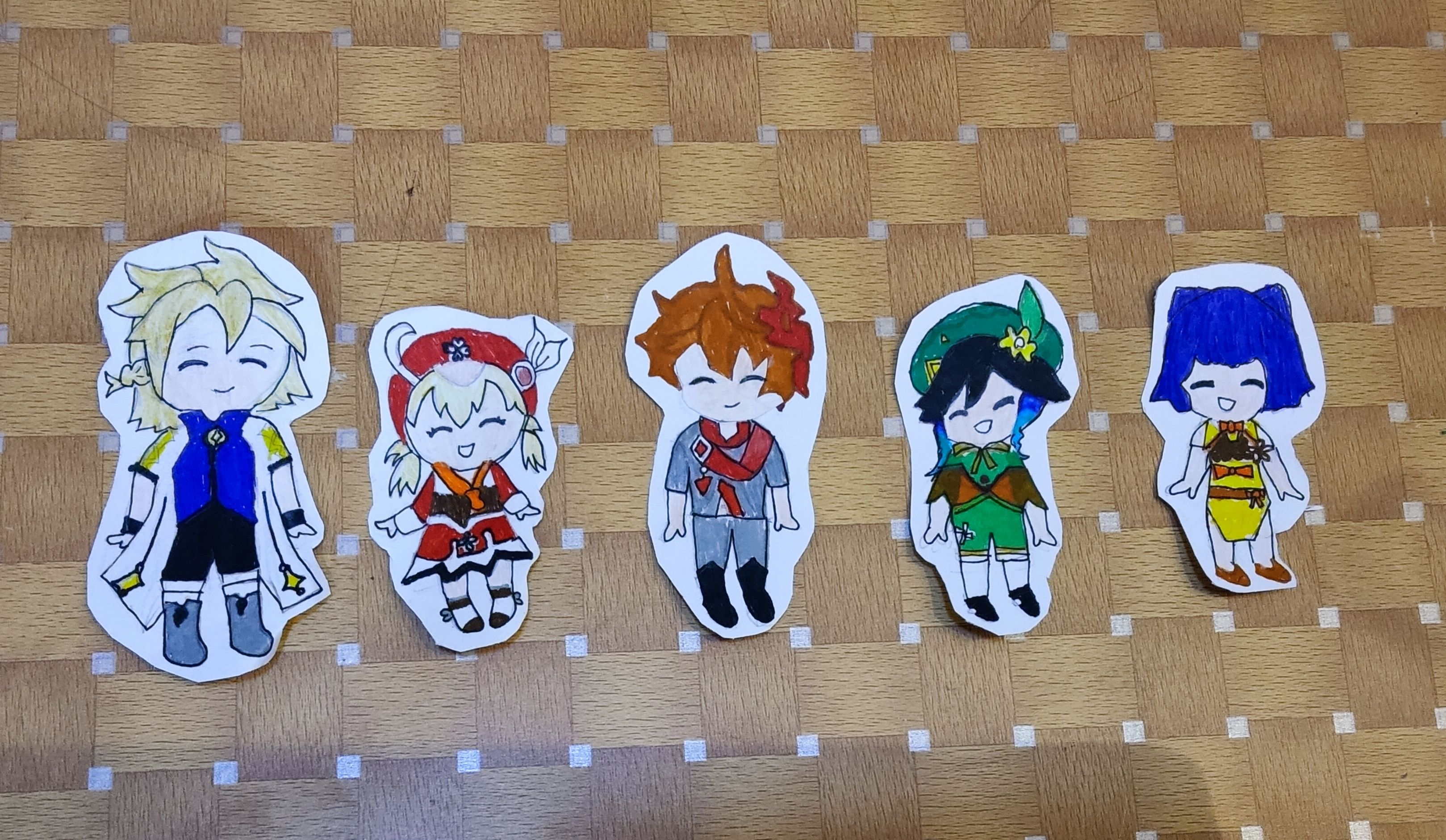 made these for my school project!! Genshin Impact | HoYoLAB