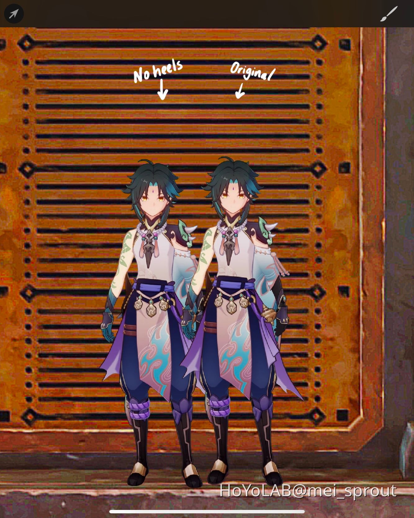 Comparisons with Xiao! (Anemo bois and other short kings lol) Genshin ...