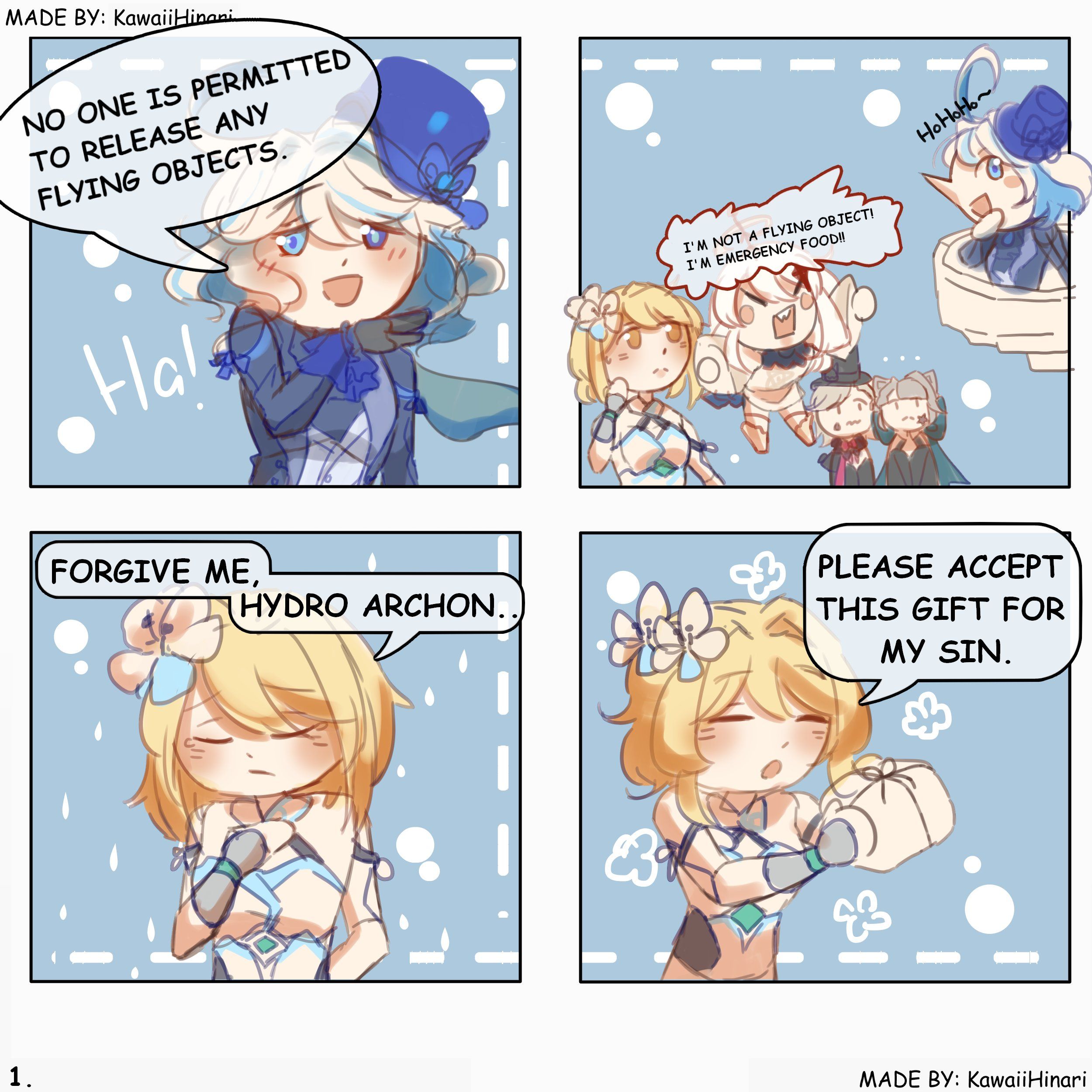 Lumine loves to meme on Furina! (@KawaiiHinari) Genshin Impact | HoYoLAB