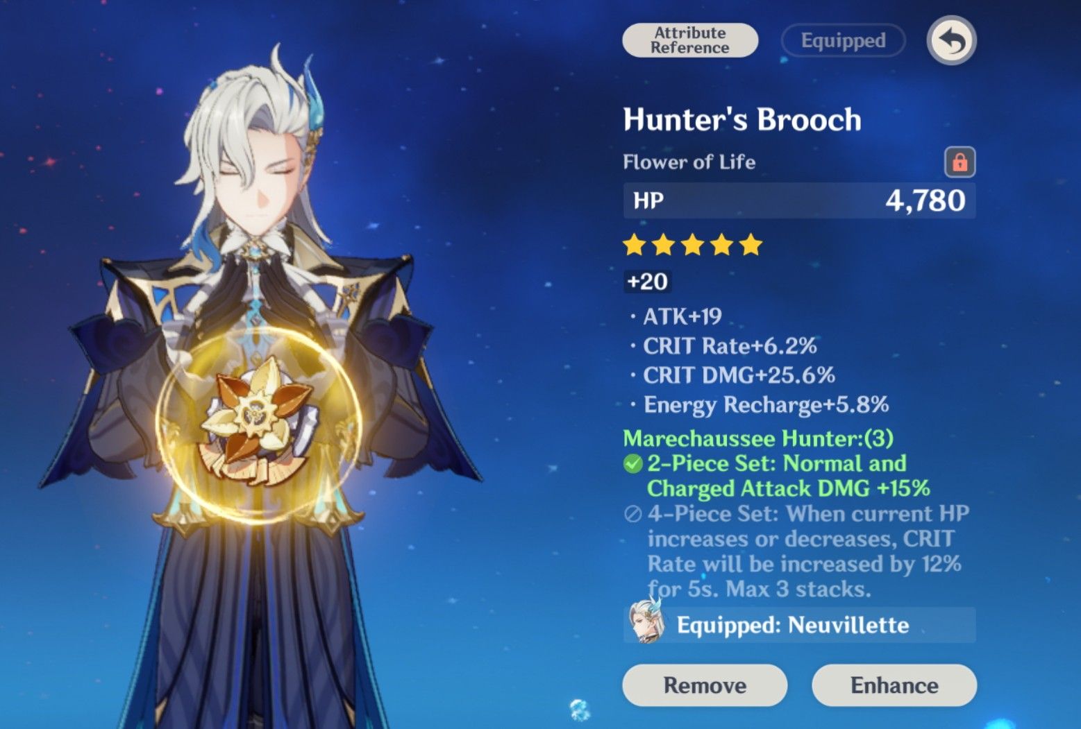 it actually went to crit dmg- Genshin Impact | HoYoLAB